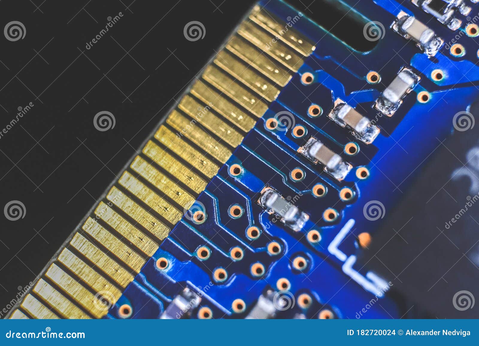 Microchip Macro Closeup Background Stock Photo - Image of electrical ...