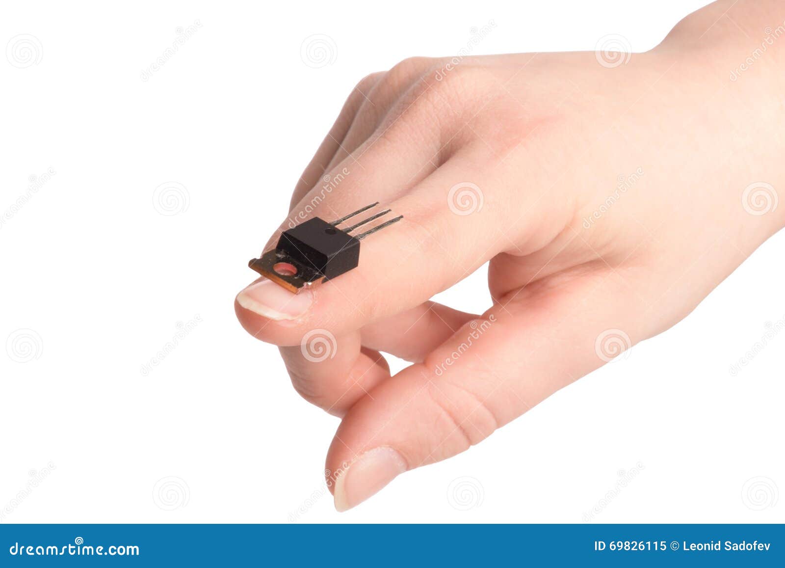 Microchip. Microelectronics and Nanotechnology Concept Stock Image ...