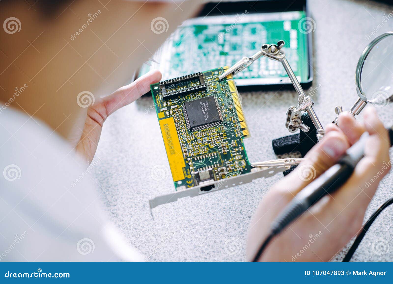 Microchip Production Factory Stock Image - Image of board, semionductor ...