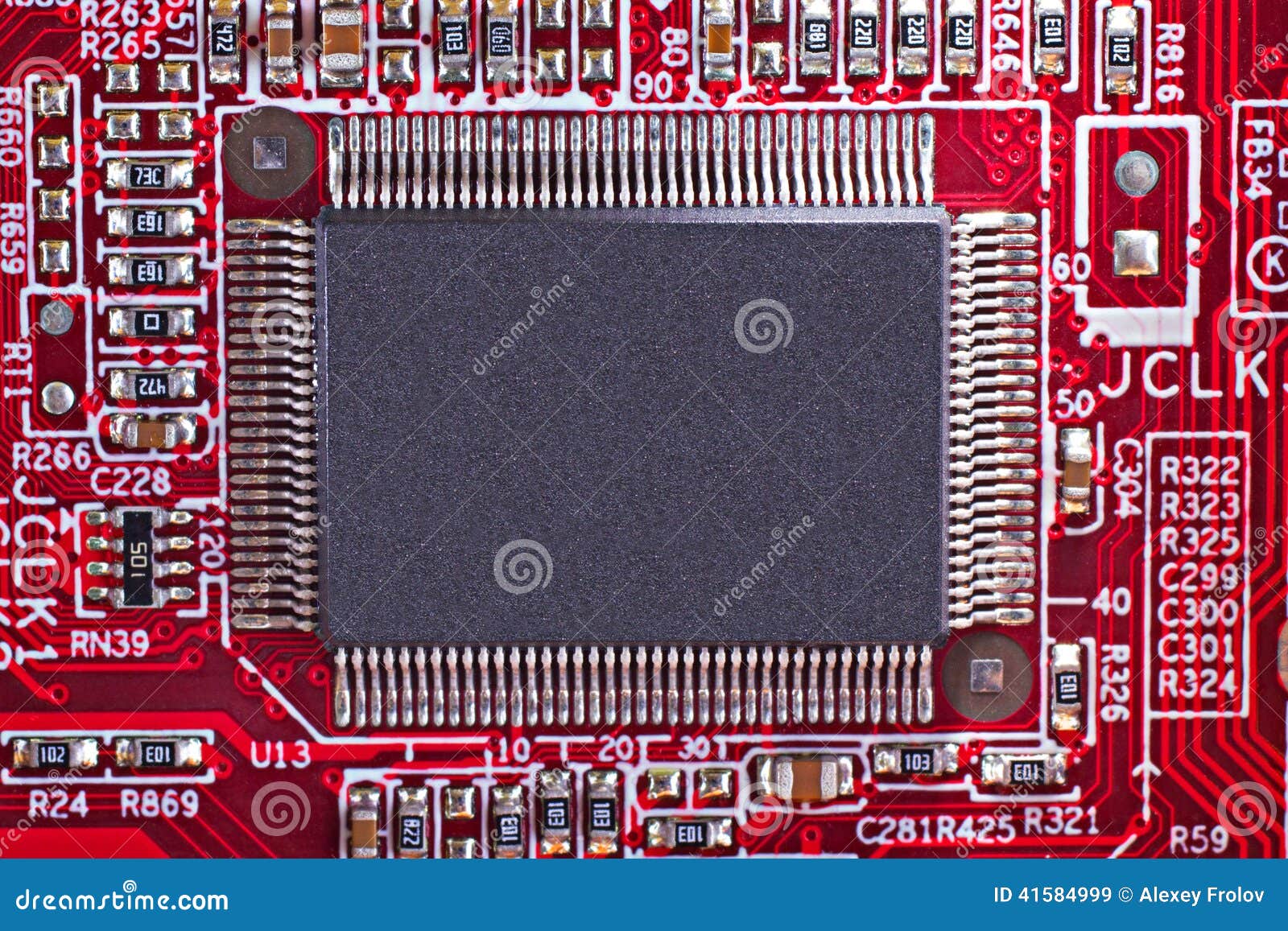 Microchip stock image. Image of technology, microcircuit - 41584999
