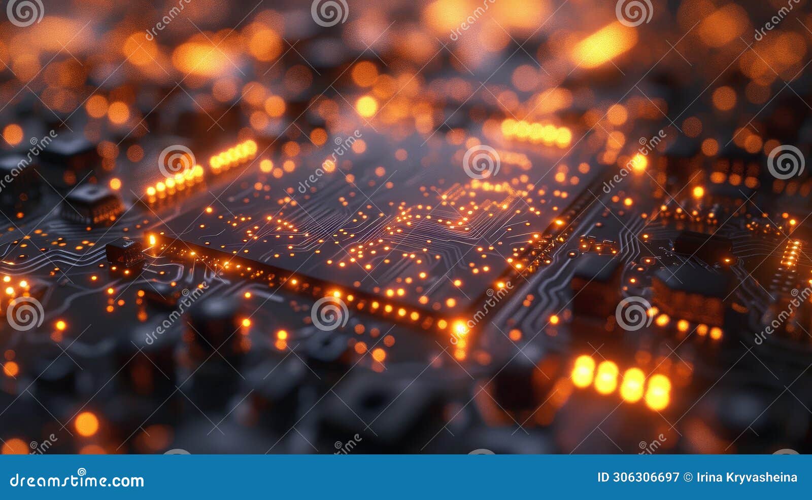 A Microchip S Microscopic Landscape, a Realm of Tiny Pathways and ...