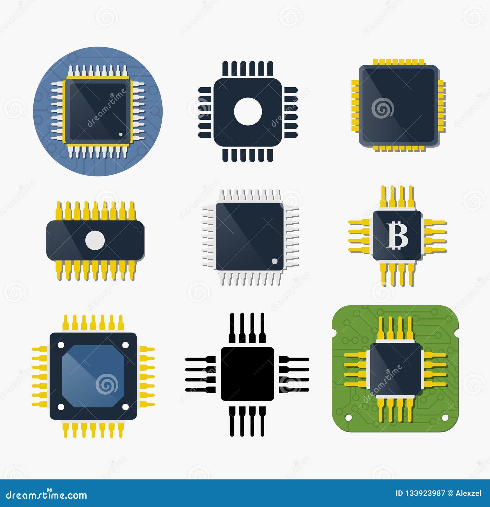 Microchip Chip Circuit Component Stock Vector - Illustration of data ... Microchip Chip Circuit Component Stock Vector - Illustration of data ...