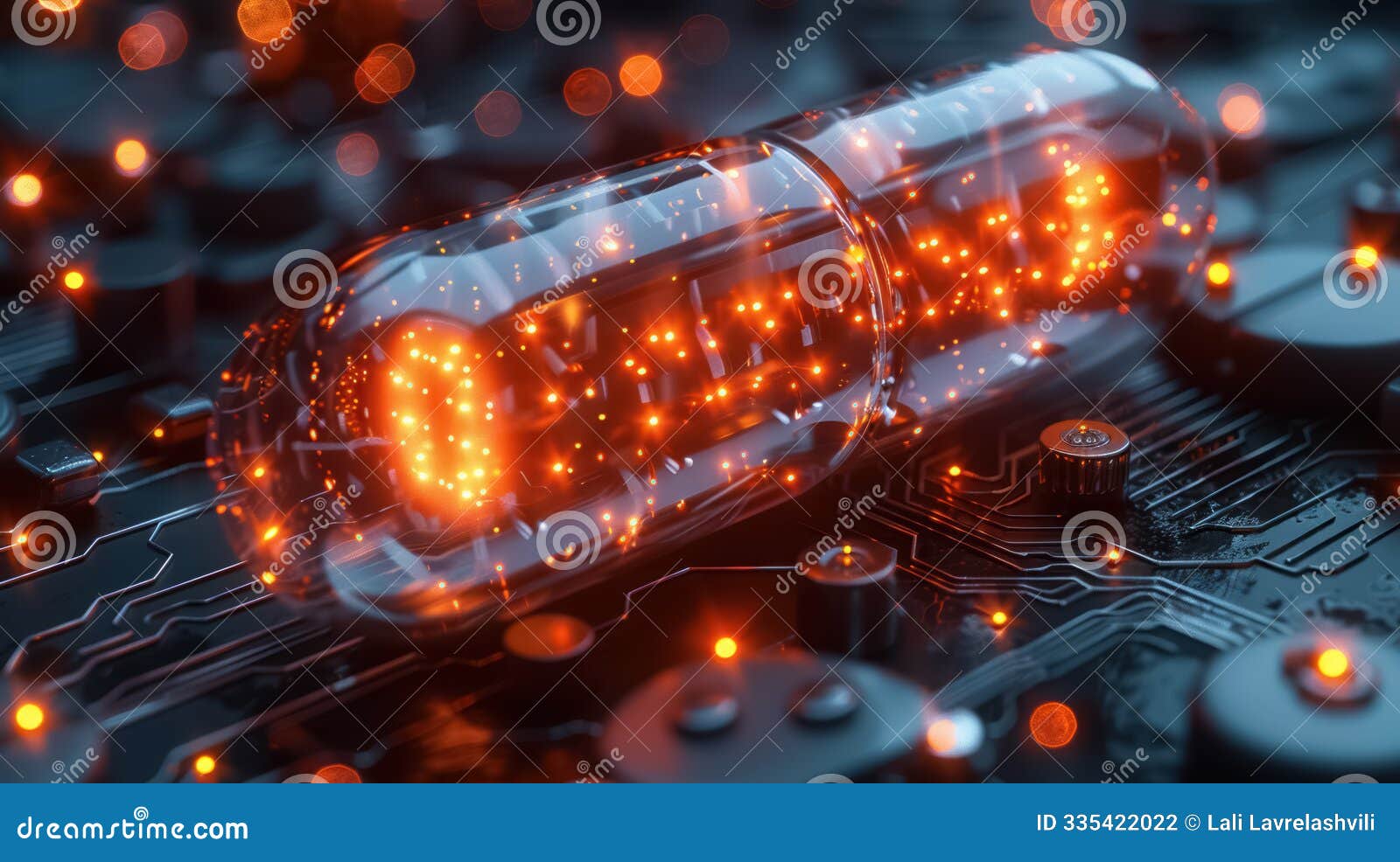 Microchip, Symbolizing Advanced AI Healthcare Technology for Modern ...
