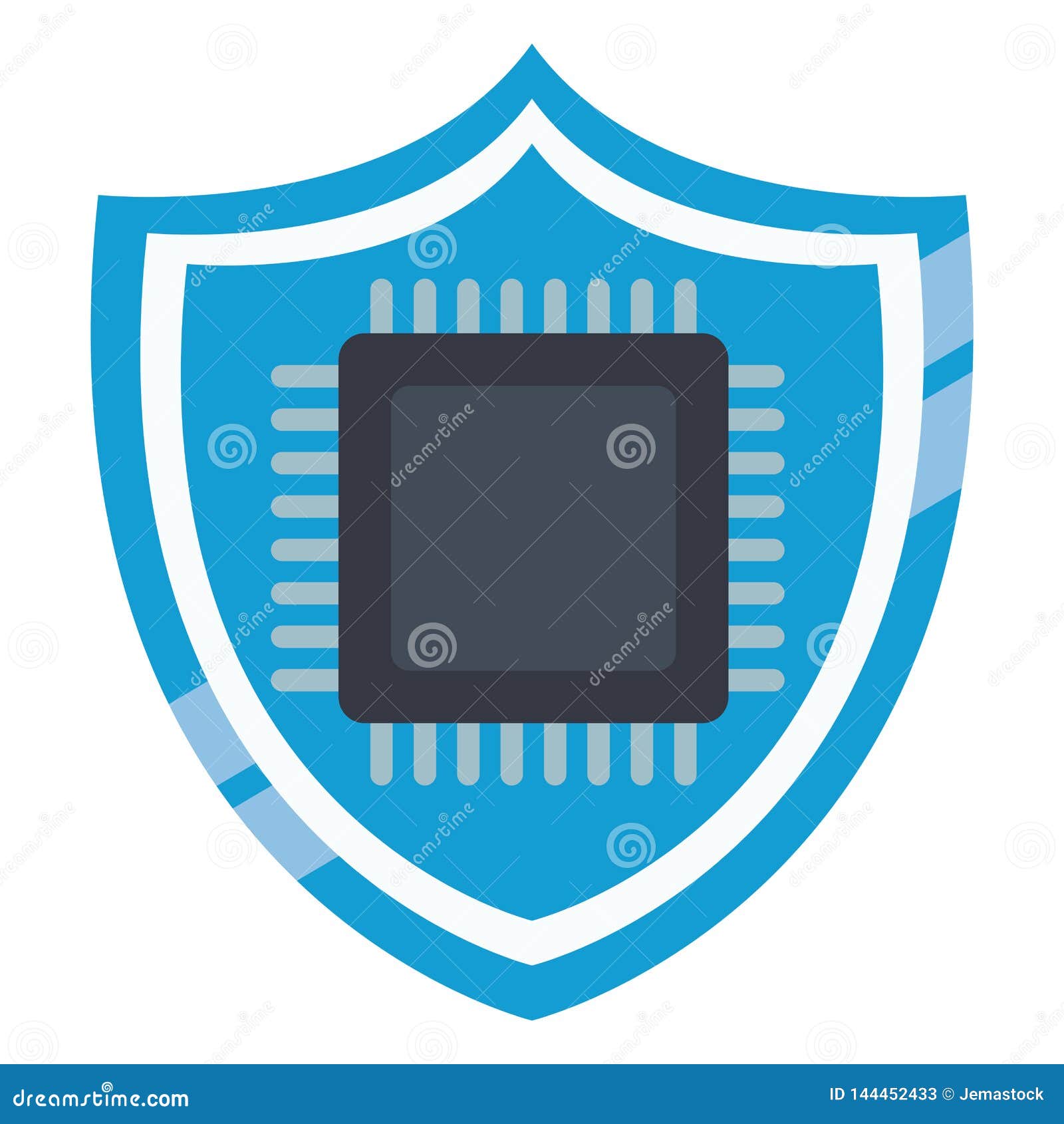 Microchip Technology Symbol Stock Vector - Illustration of digital ...