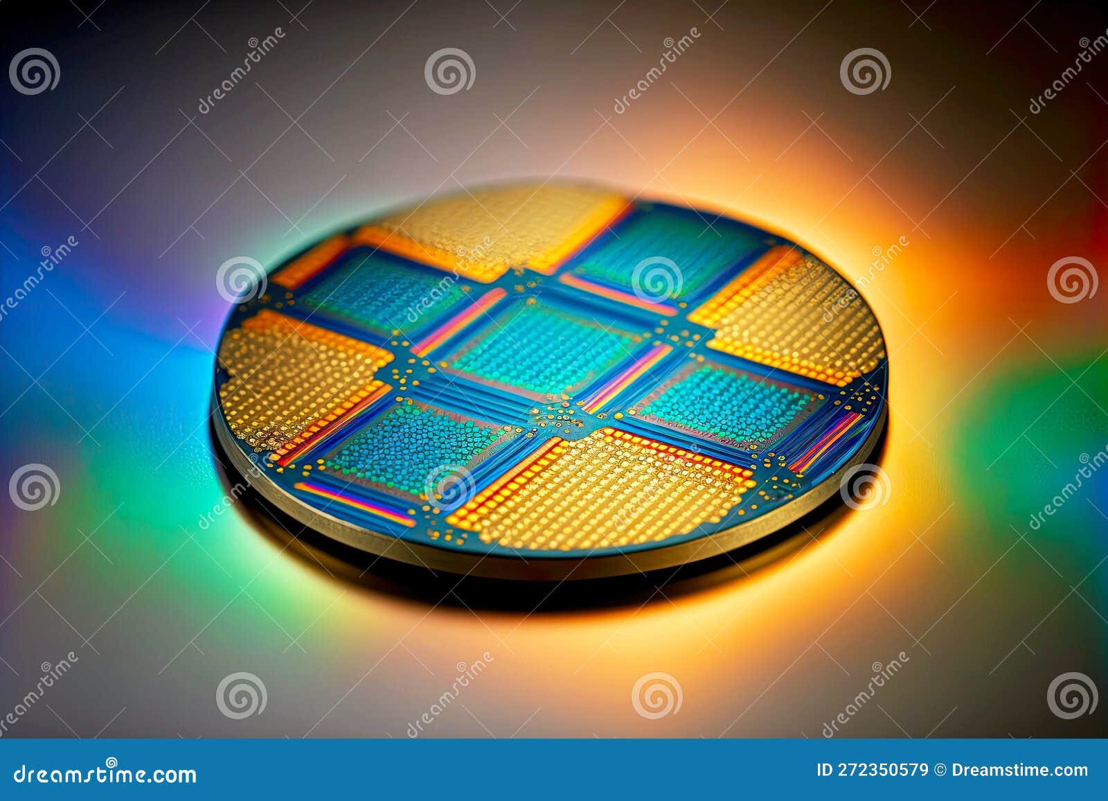 Microchip and Transistor Innovation Wafer Semiconductor Manufacturing ...