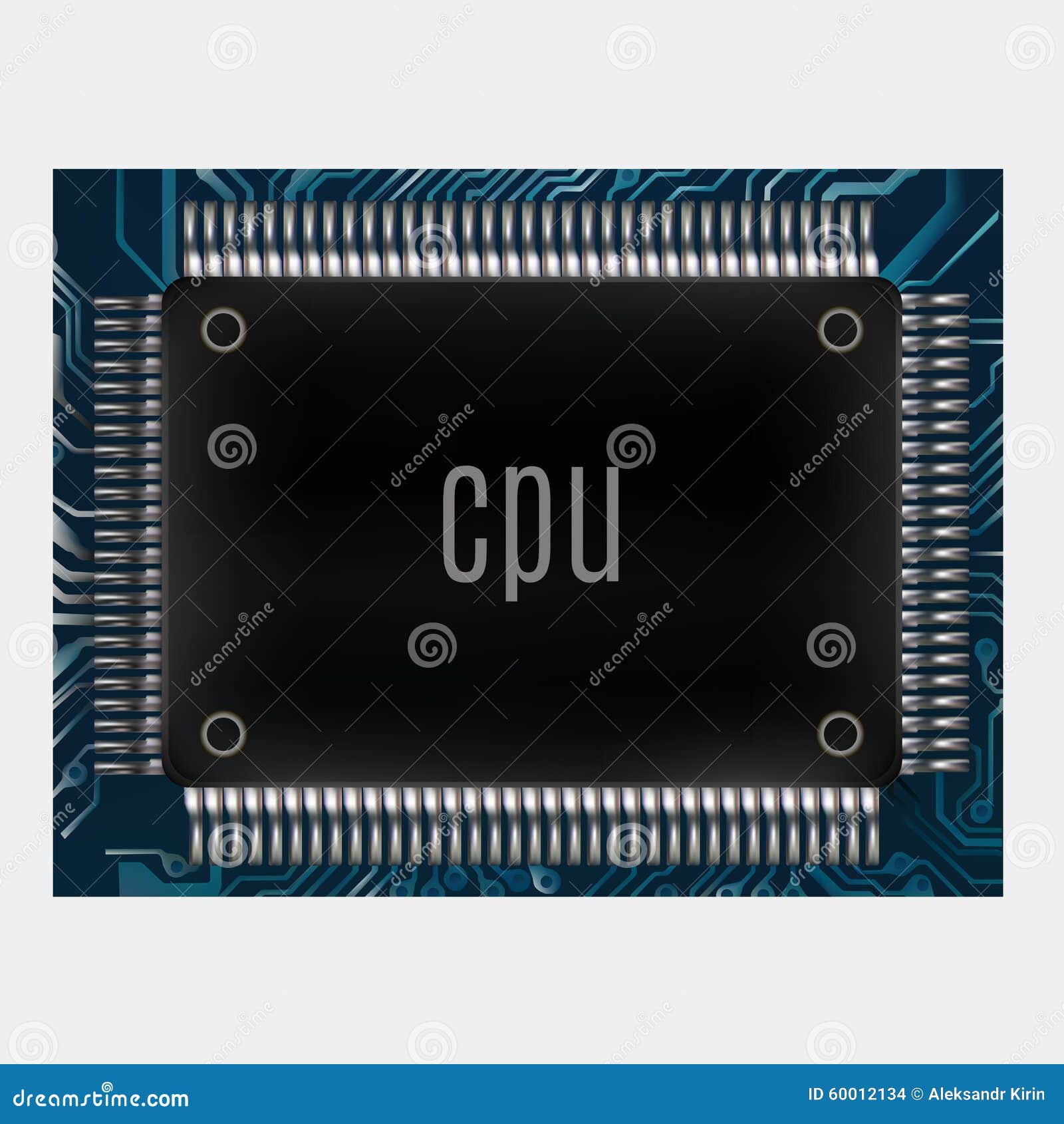 Microchip vector stock vector. Illustration of computer - 60012134 Microchip vector stock vector. Illustration of computer - 60012134
