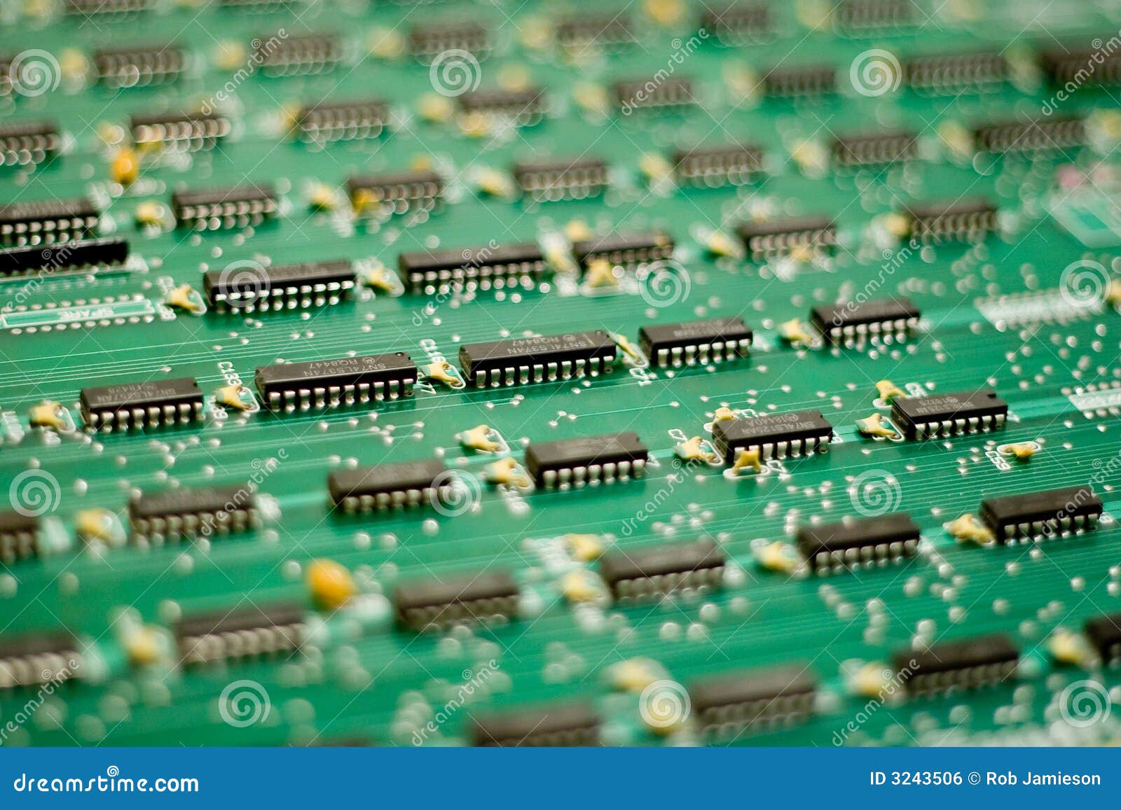 Microchips Background stock photo. Image of semiconductor - 3243506