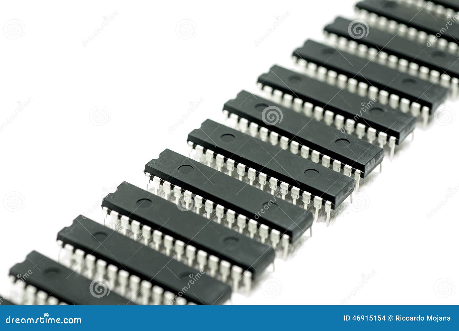Microchips stock photo. Image of black, background, isolated - 46915154