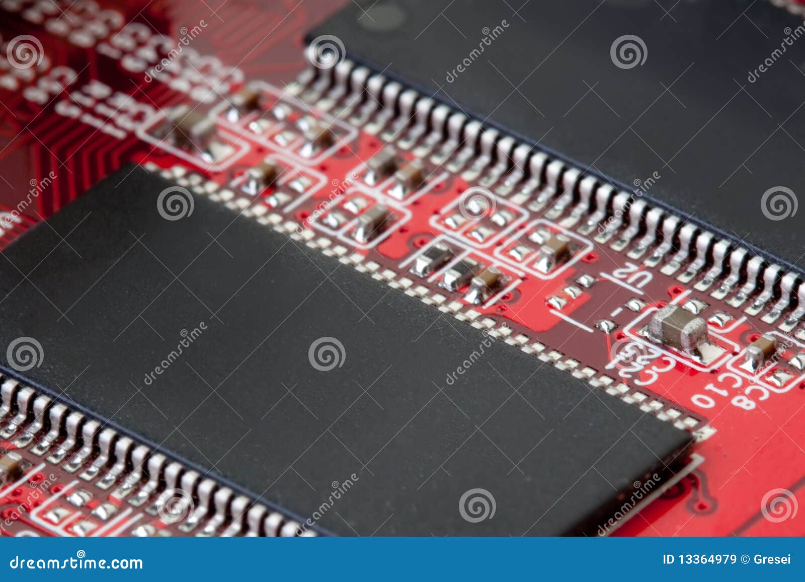 Microcircuit image stock. Image du image, processeur - 13364979