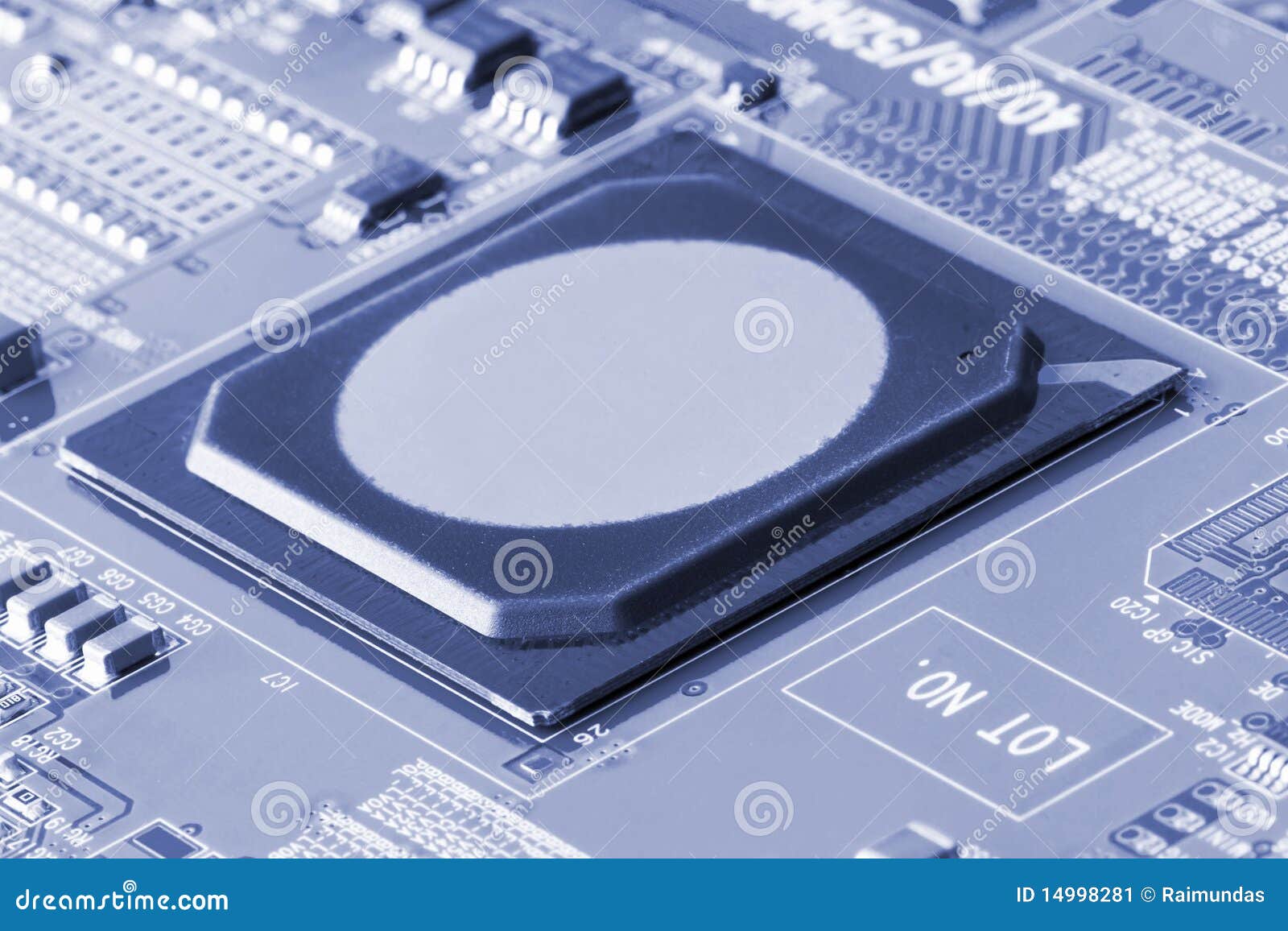 Microcircuit stock image. Image of energy, abstract, engineering - 14998281