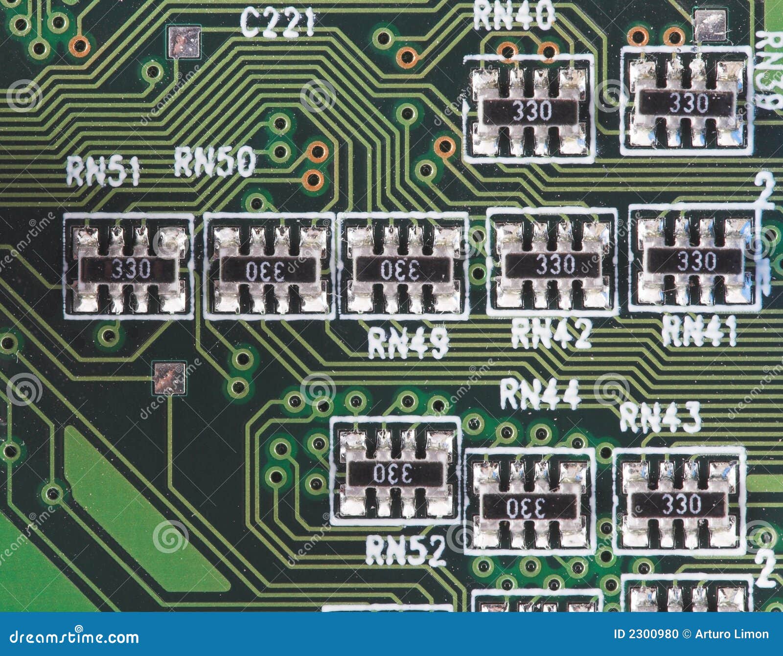 Microcircuit stock photo. Image of microcircuit, digital - 2300980