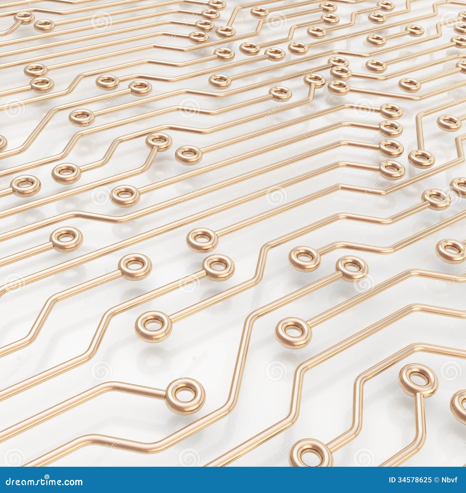 Microcircuit Chip Scheme As Abstract Background Stock Illustration ...