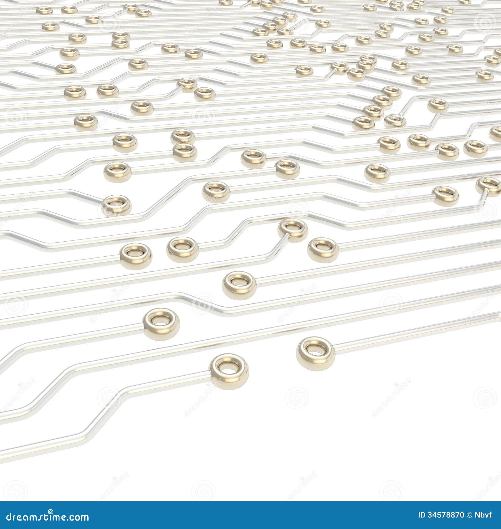 Microcircuit Chip Scheme As Abstract Background Stock Illustration ...