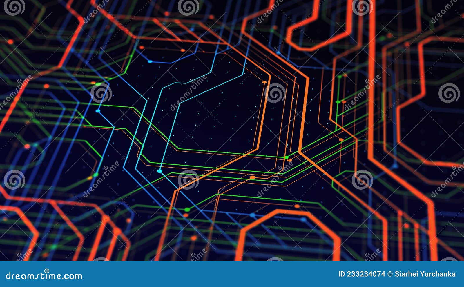 Microcircuit Structure Royalty-Free Stock Photo | CartoonDealer.com ...