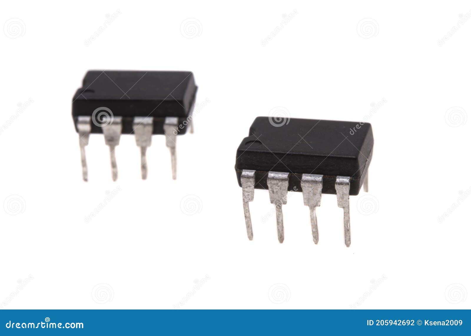 Microcircuit isolated stock photo. Image of electronic - 205942692