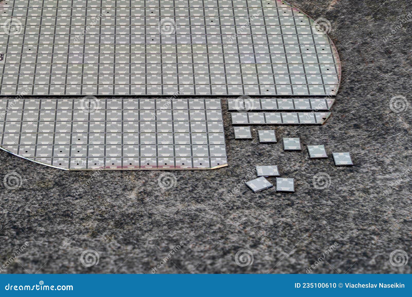 The Chip of a High-power Transistor According To the Darlington Scheme ...