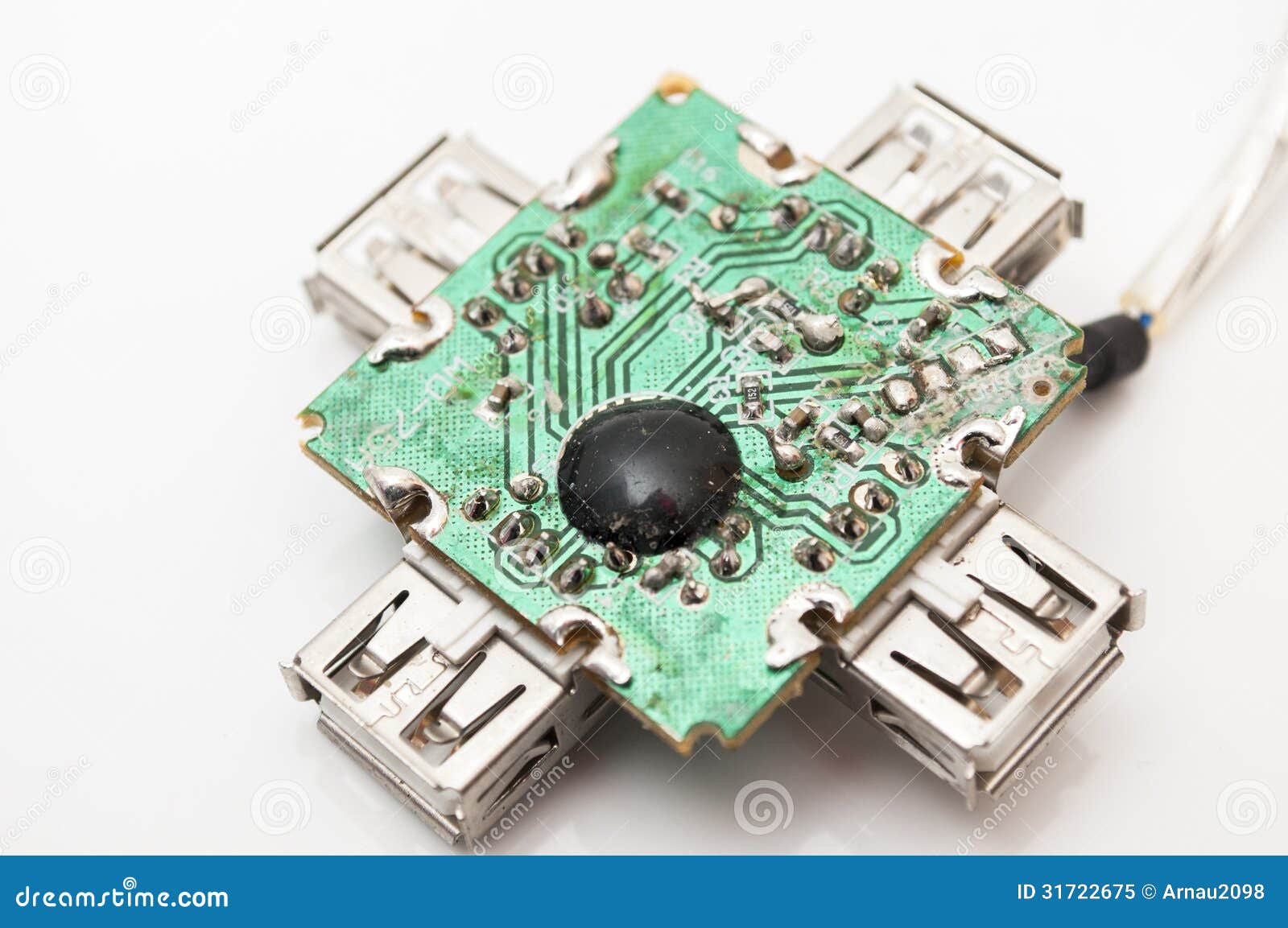 Microcontroller board stock image. Image of electronics - 31722675