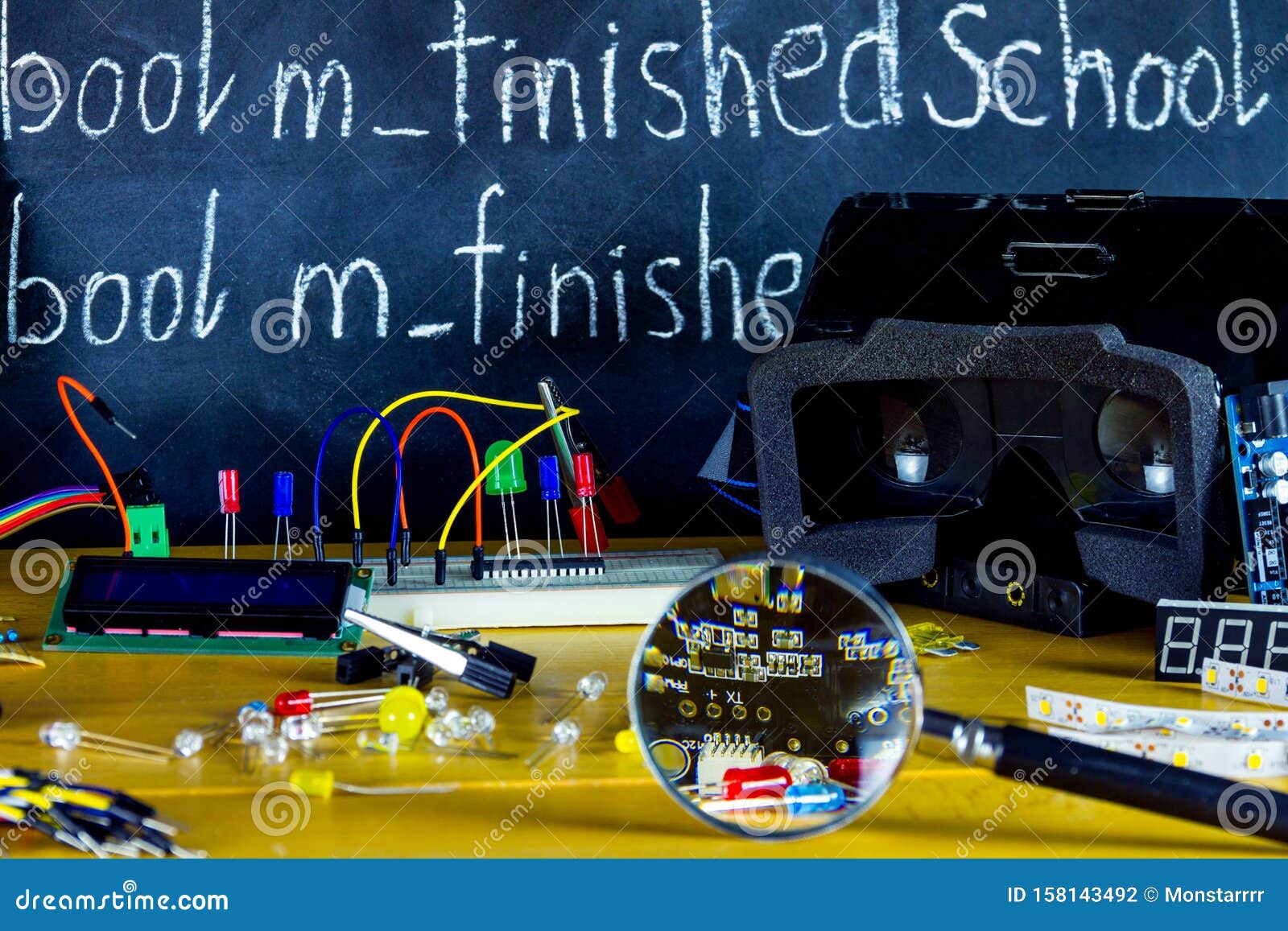 Microcontrollers and Programming for Kids Stock Photo - Image of kids ...