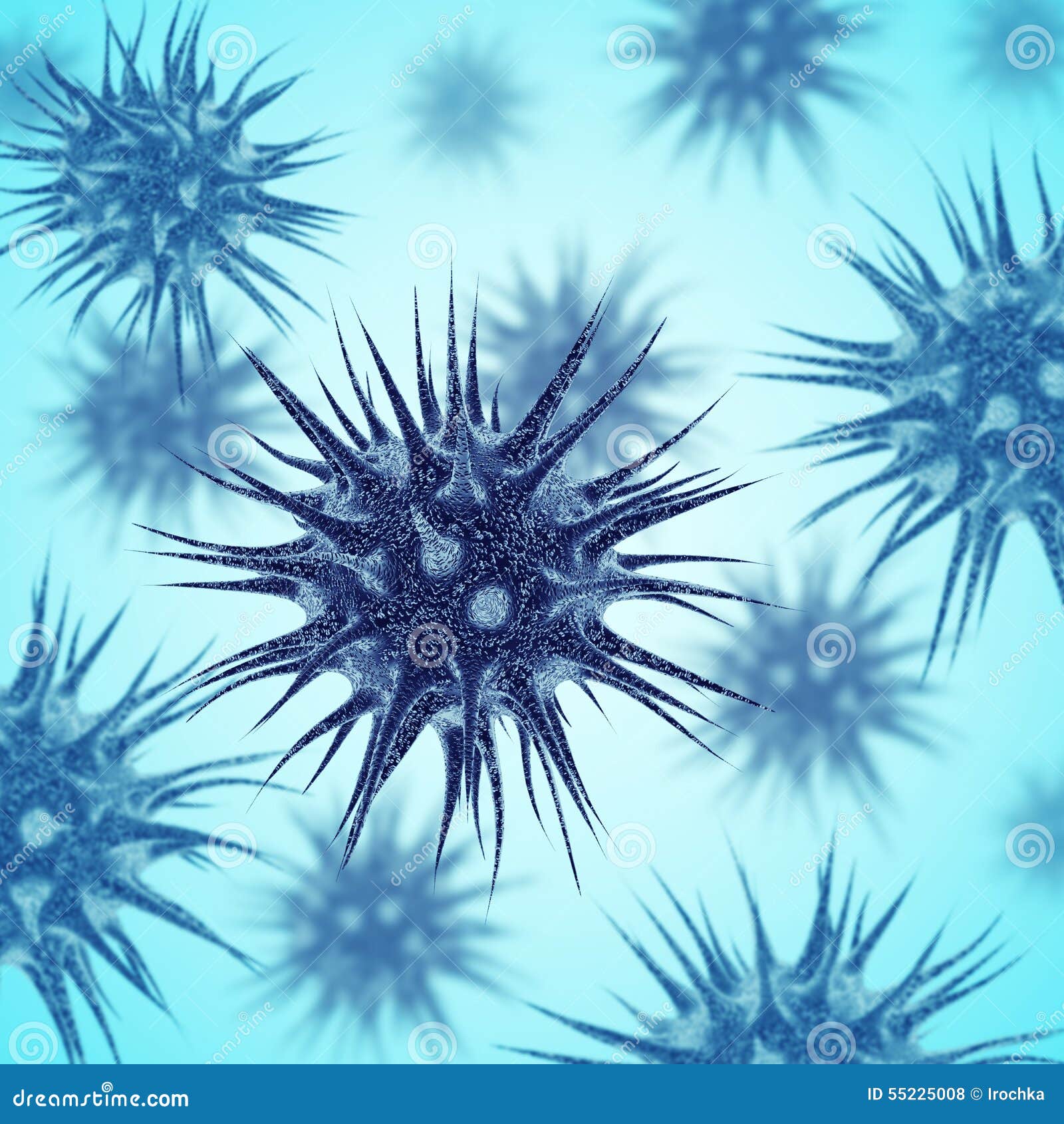 A Microcopic View of Micro Objects with Depth of Field. Stock Photo ...