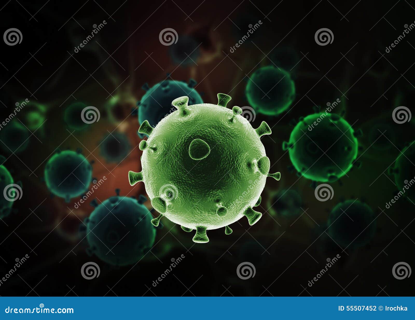 A Microcopic View of Micro Objects with Depth of Field. Stock Photo ...