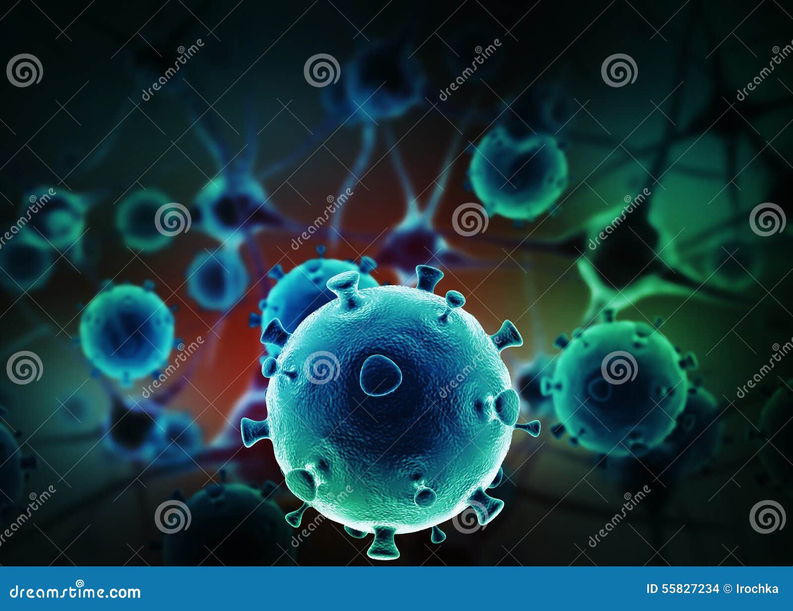 A Microcopic View of Micro Objects with Depth of Field. Stock Photo ...