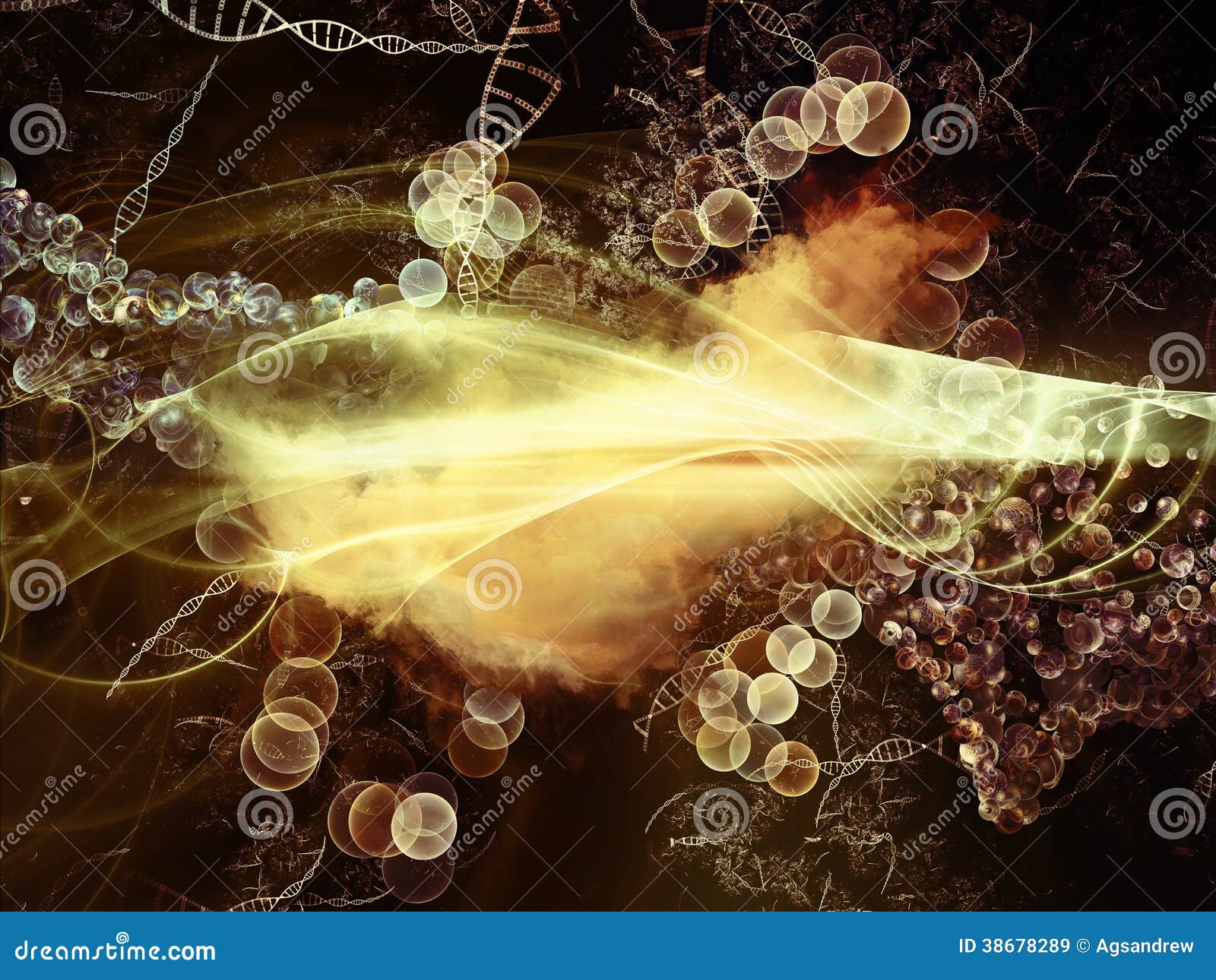 Microcosm Background stock illustration. Illustration of matter - 38678289