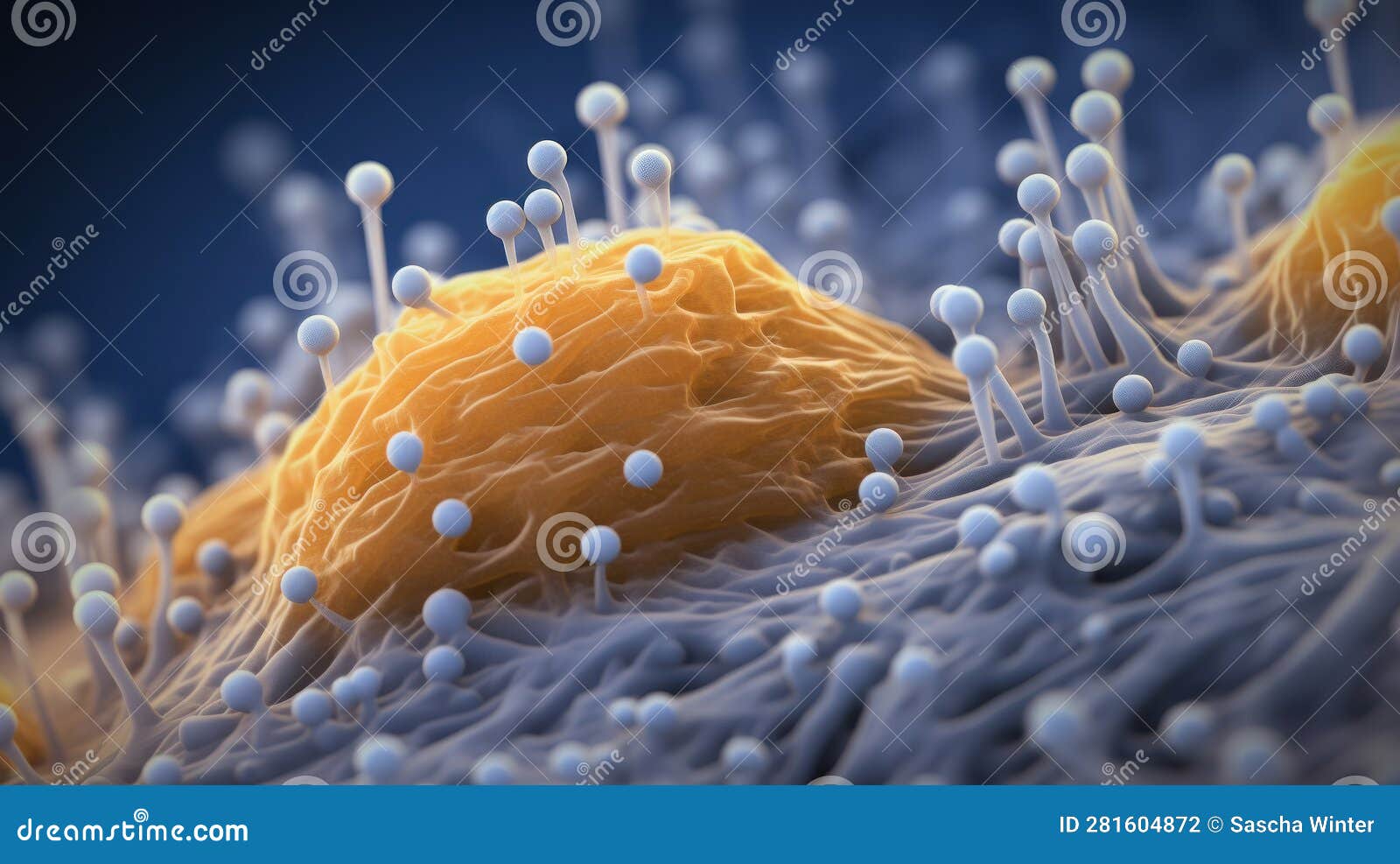 Microcosmic Intrusion: Candida Auris Revealed Stock Illustration ...