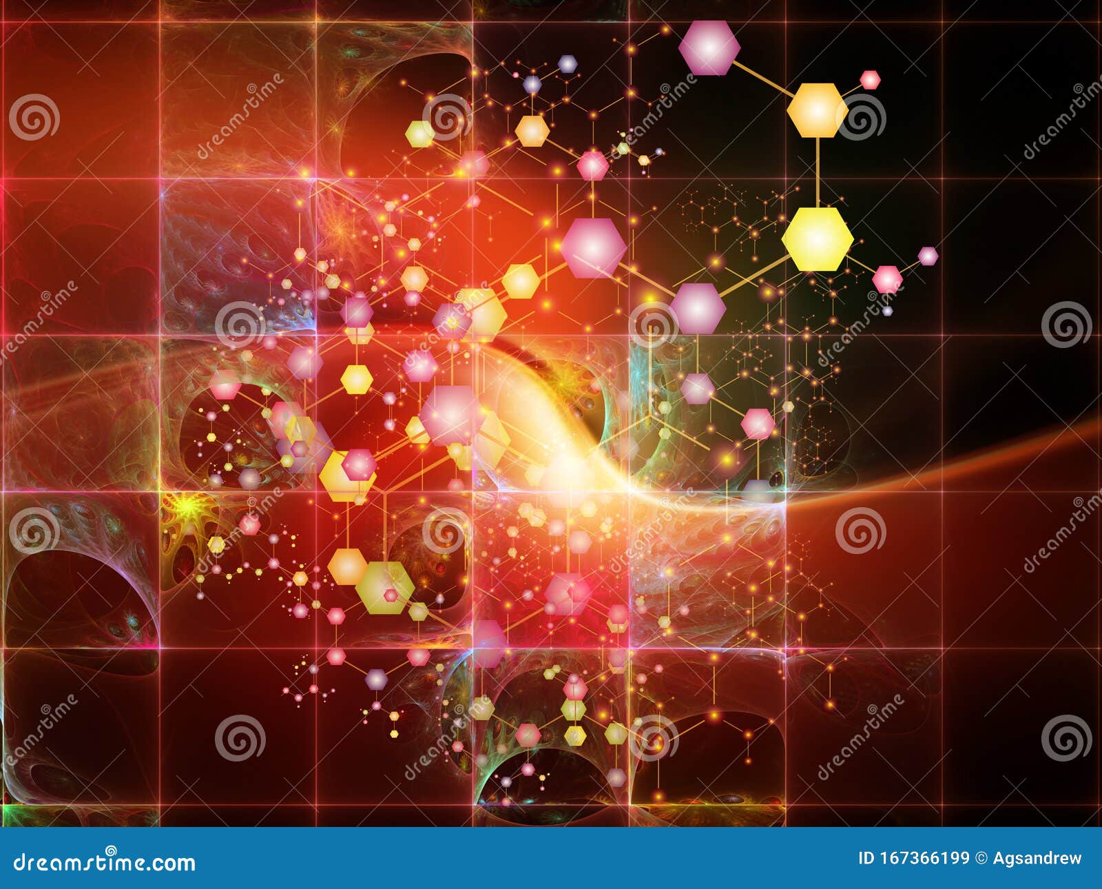 Microcosmos stock illustration. Illustration of science - 167366199
