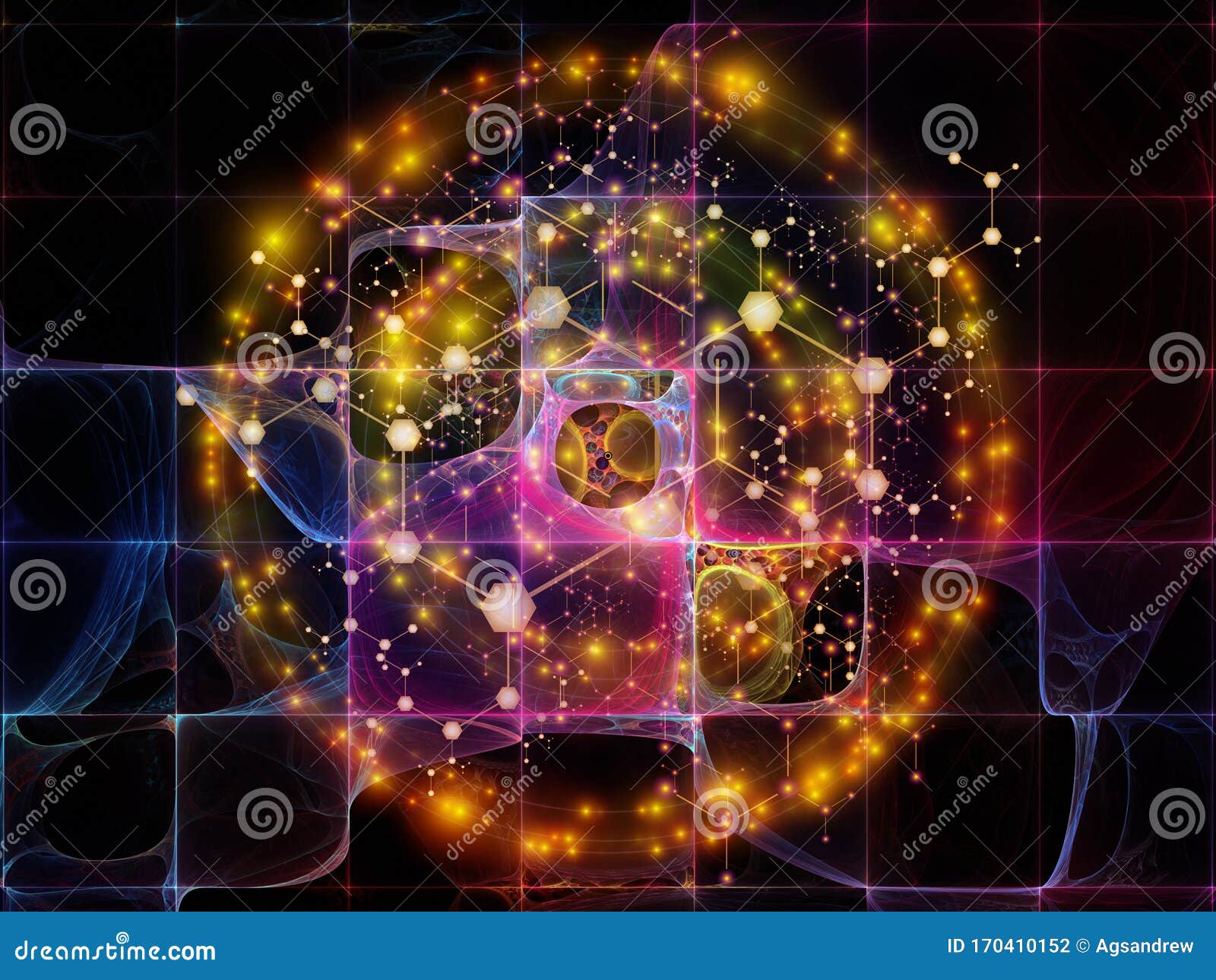 Microcosmos stock illustration. Illustration of arrangement - 170410152