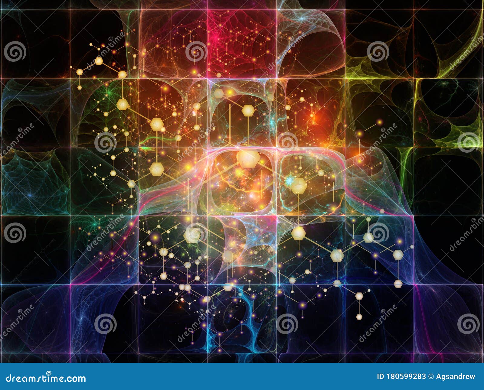 Microcosmos stock illustration. Illustration of arrangement - 180599283