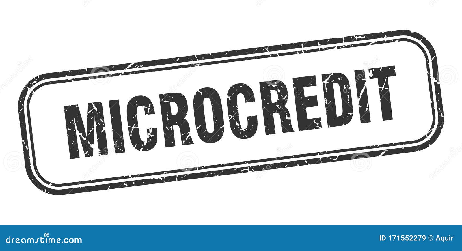 Microcredit Stamp. Microcredit Square Grunge Sign Stock Vector ...