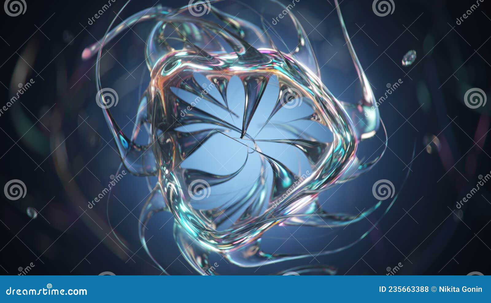 Microcyclus Ring Microorganism 3D Render Stock Illustration ...