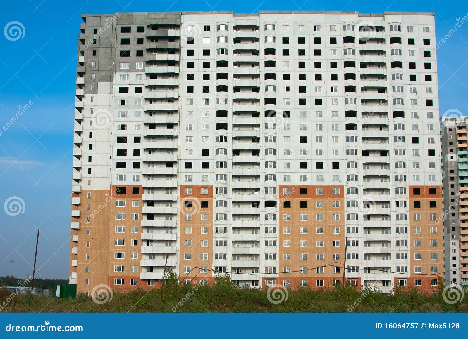 Microdistrict stock image. Image of house, city, modern - 16064757