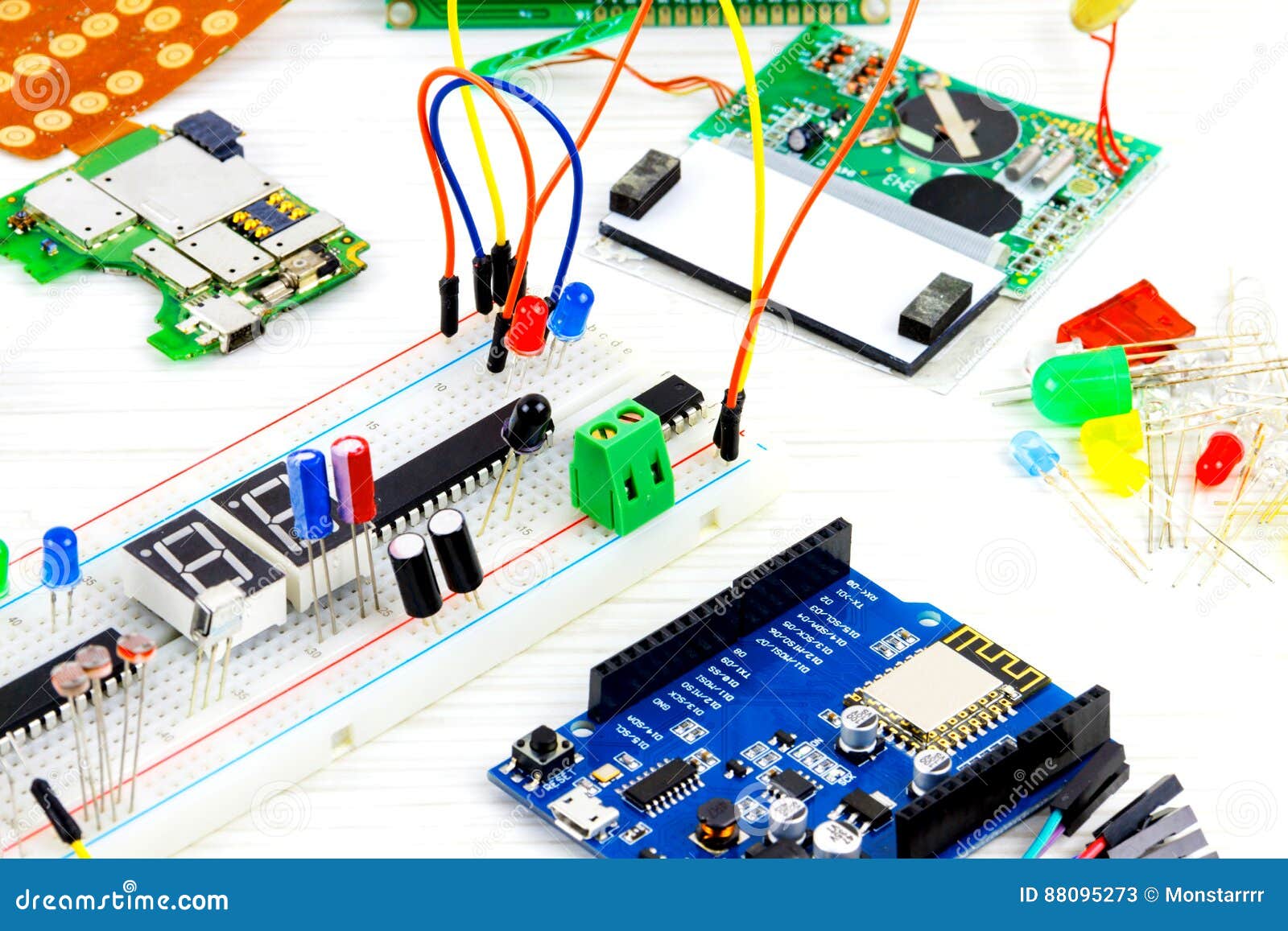 Microelectrónica De La Programación Informática Imagen de archivo ...