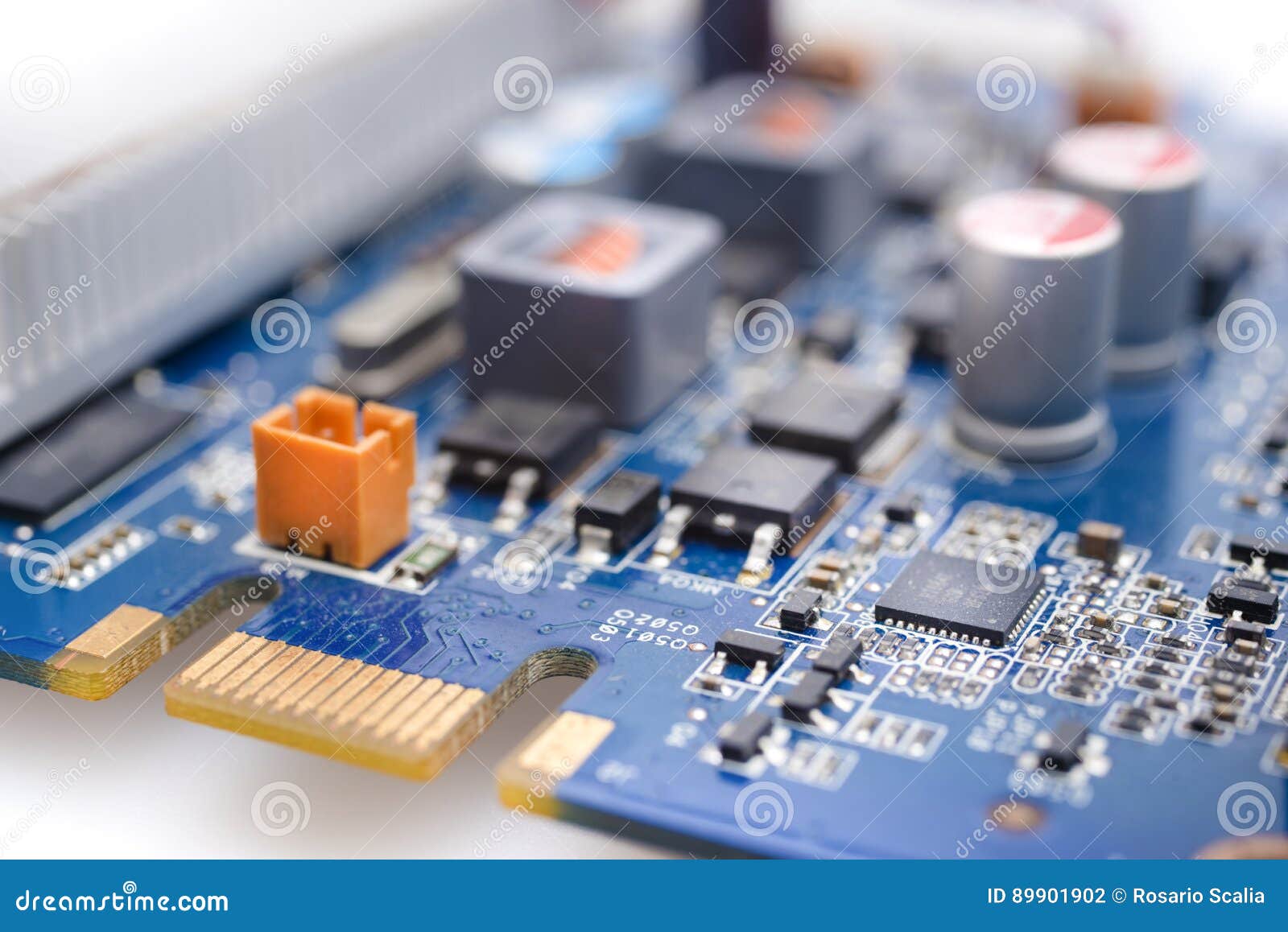 Microelectronic circuit stock photo. Image of computer - 89901902