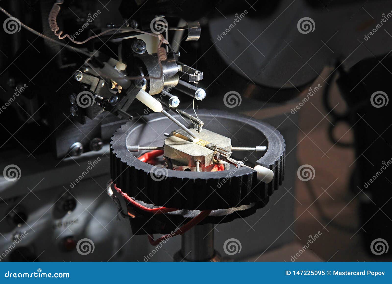 Microelectronic industry stock image. Image of work - 147225095