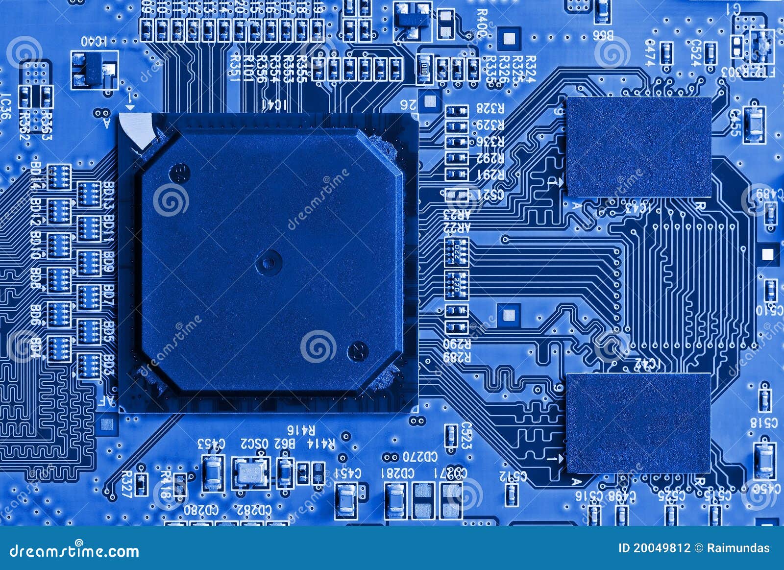 Microelectronics stock photo. Image of engineering, cyberspace - 20049812