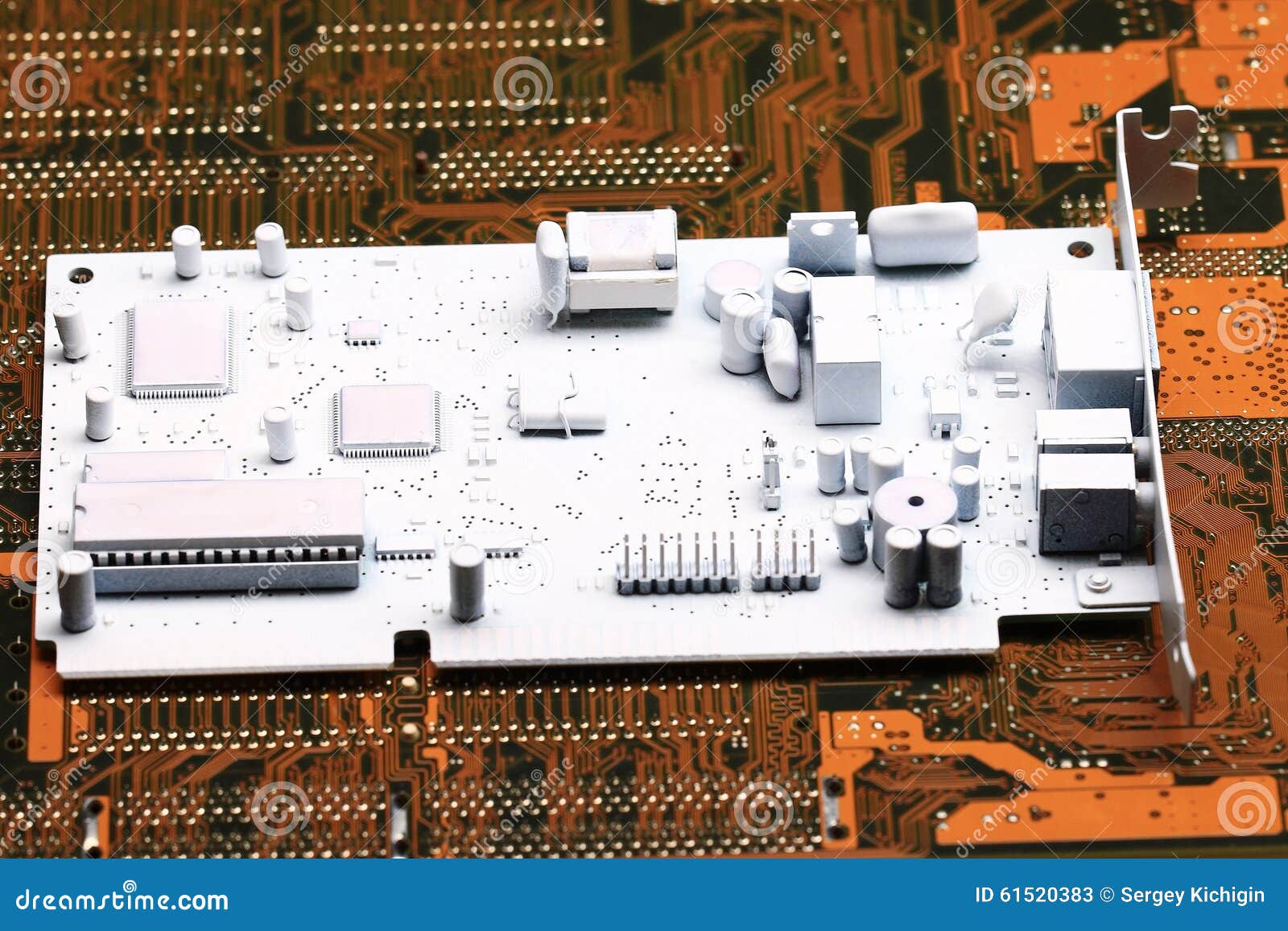 Microelectronics Color Background Chips Stock Image - Image of ...