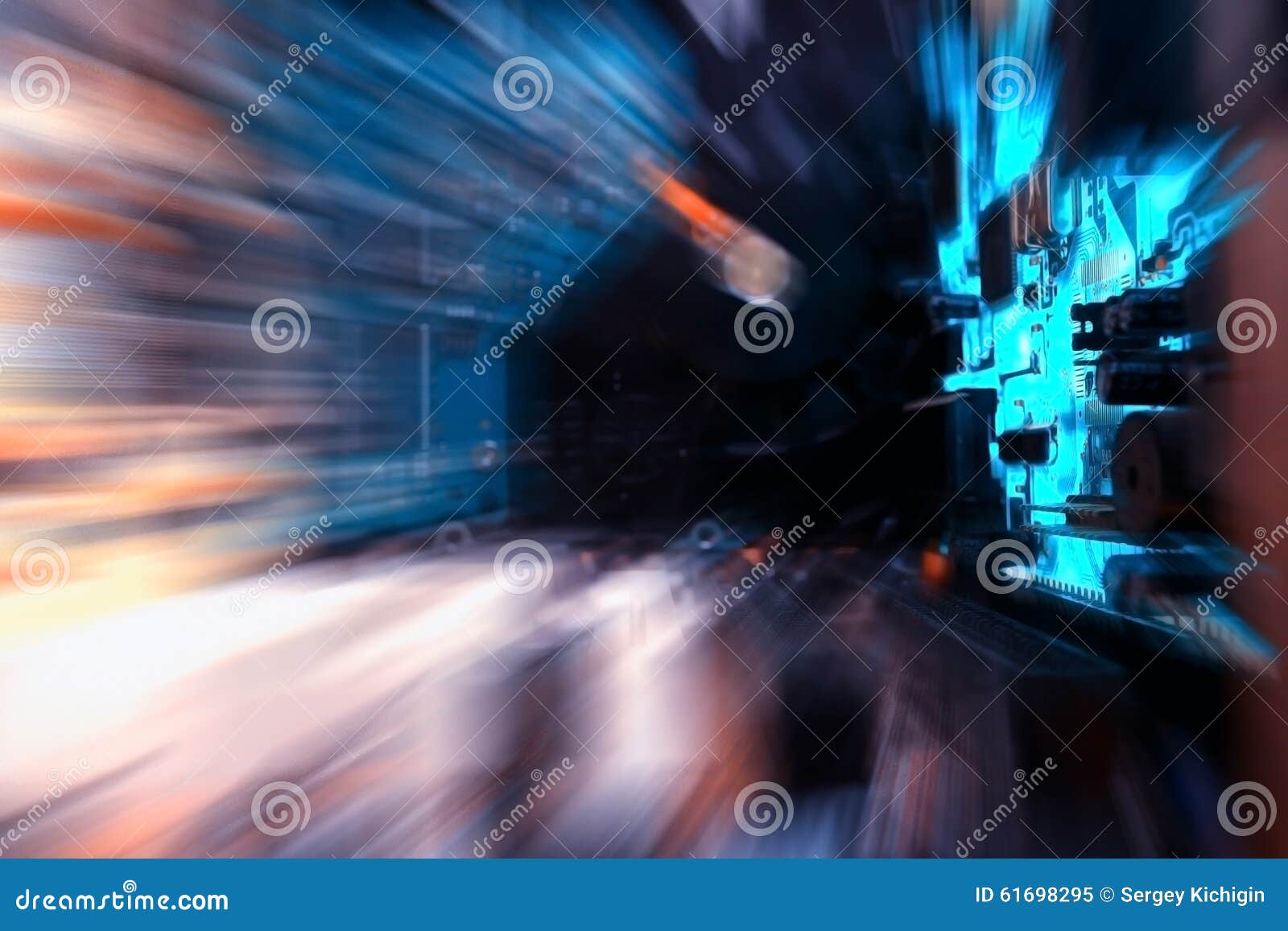 Microelectronics Computer Chip Background Stock Image - Image of ...