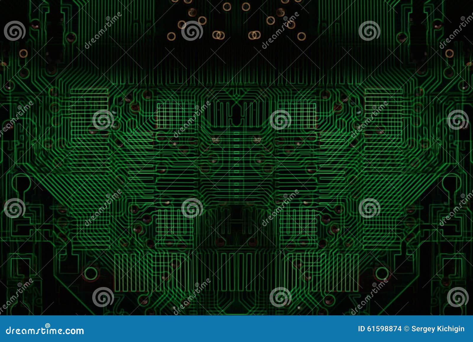 Microelectronics Computer Chip Stock Photo - Image of electronic ...