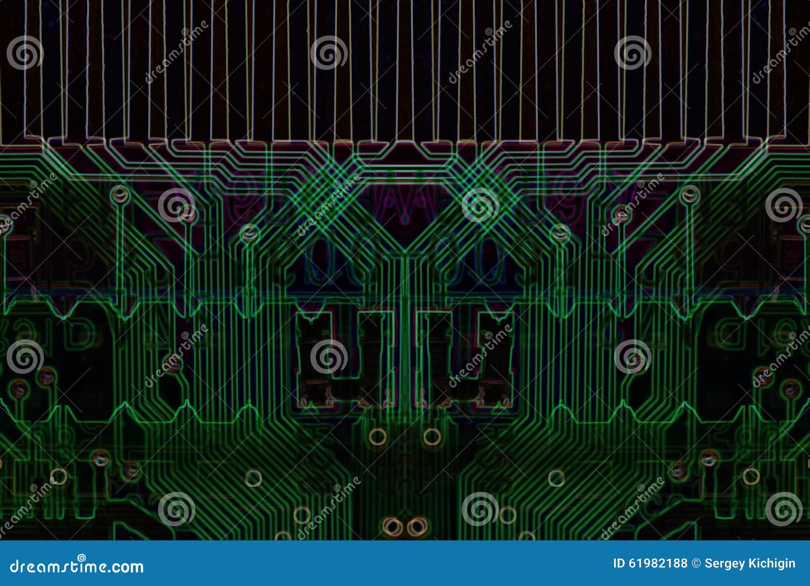 Microelectronics Computer Chip Background Stock Photo - Image of ...