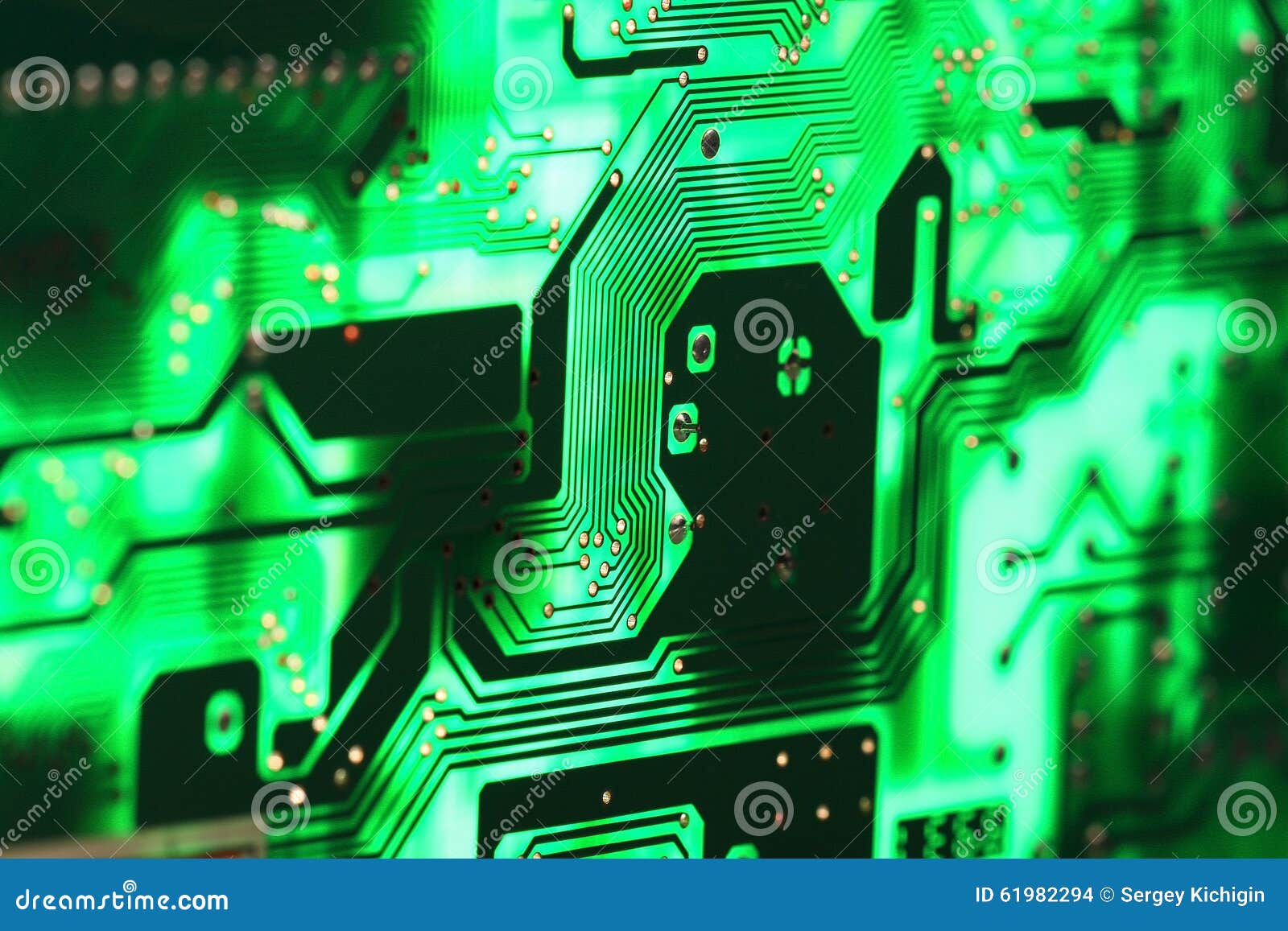 Microelectronics Computer Chip Background Stock Photo - Image of ...