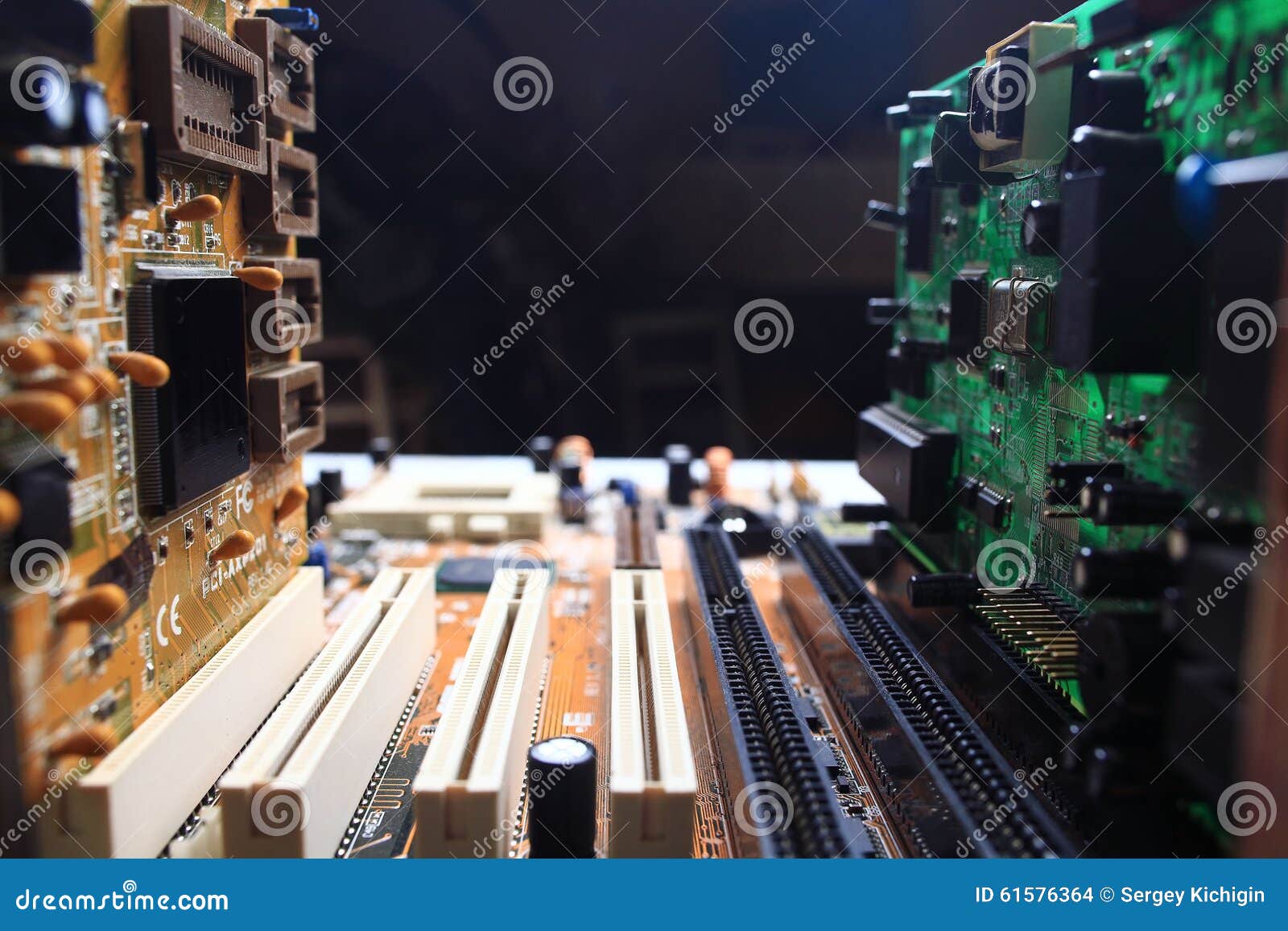 Microelectronics Computer Chip Stock Photo - Image of electricity ...