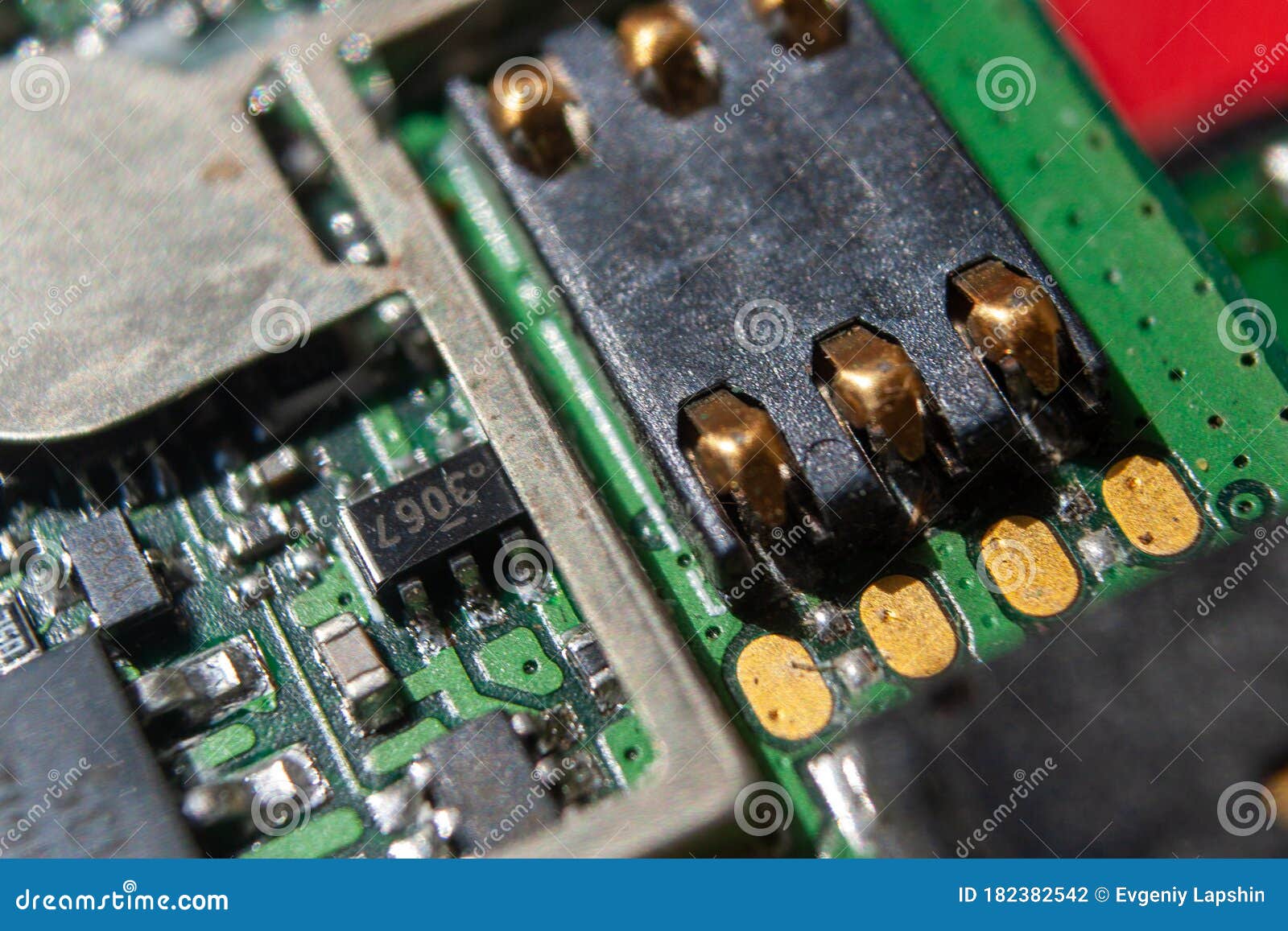 Microelectronics, Integrated Circuits. Microchips, Radio Components ...