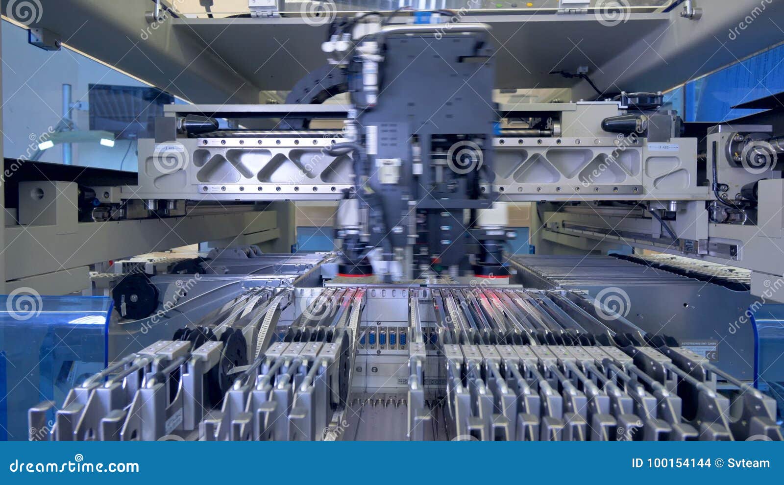 Microelectronics Production Line. Microcircuit Chip Production. 4K ...