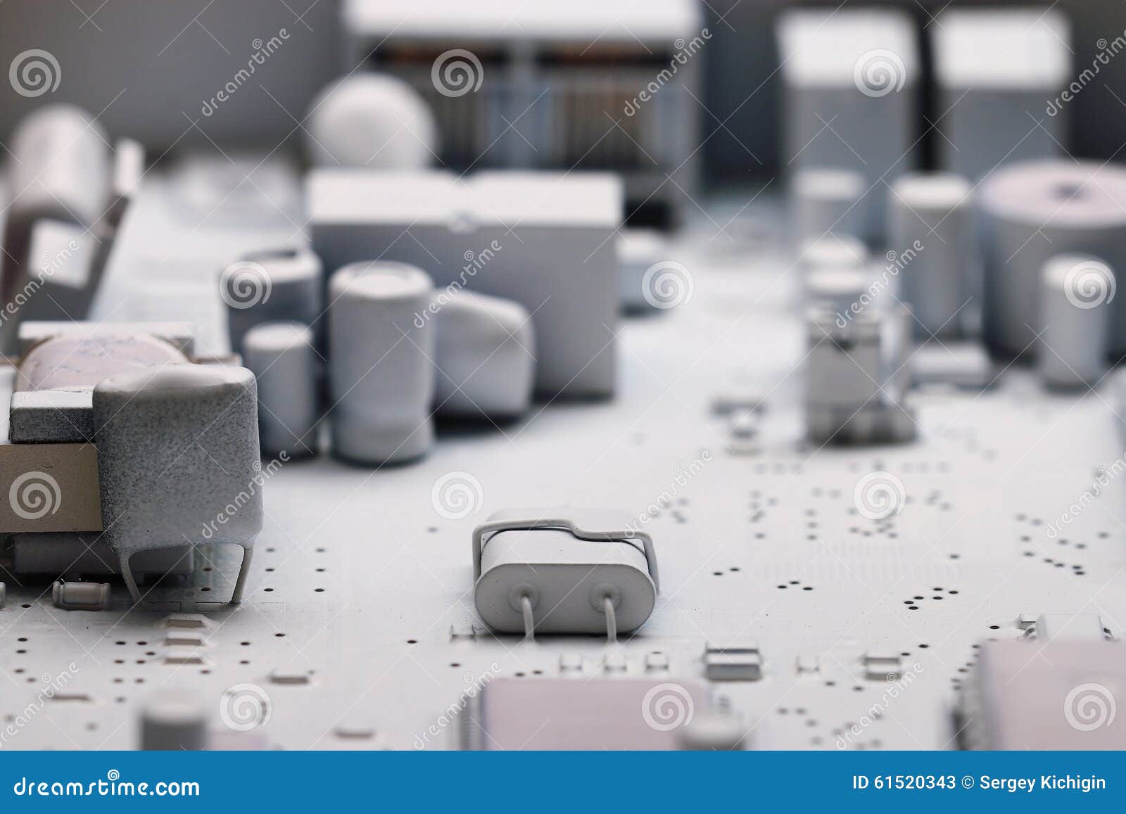 Microelectronics White Background Chips Stock Image - Image of device ...