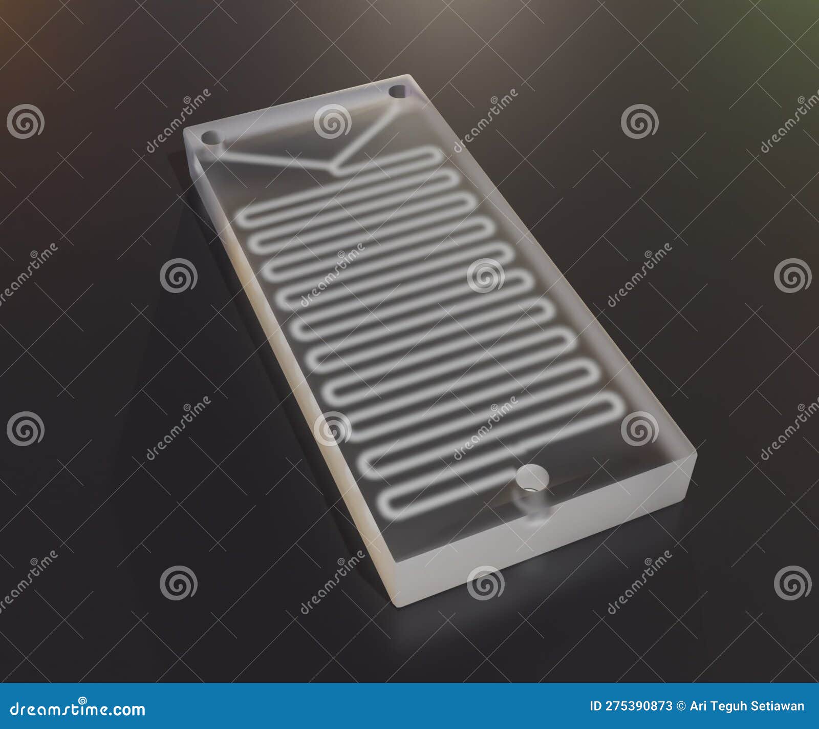Microfluidic Chip is a Set of Micro-channels Etched or Molded into a ...