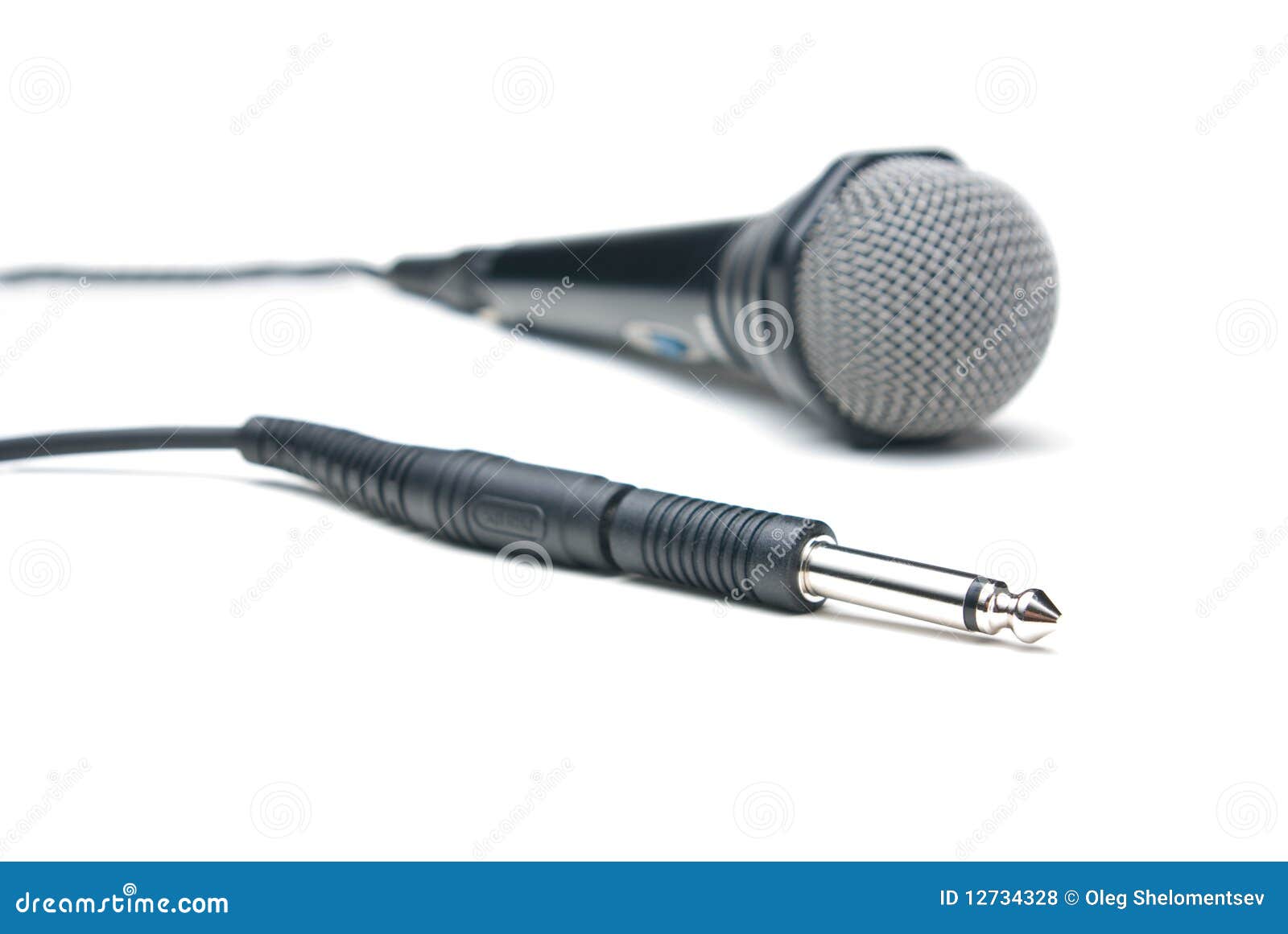 Microfone foto de stock. Imagem de preto, objeto, grade - 12734328