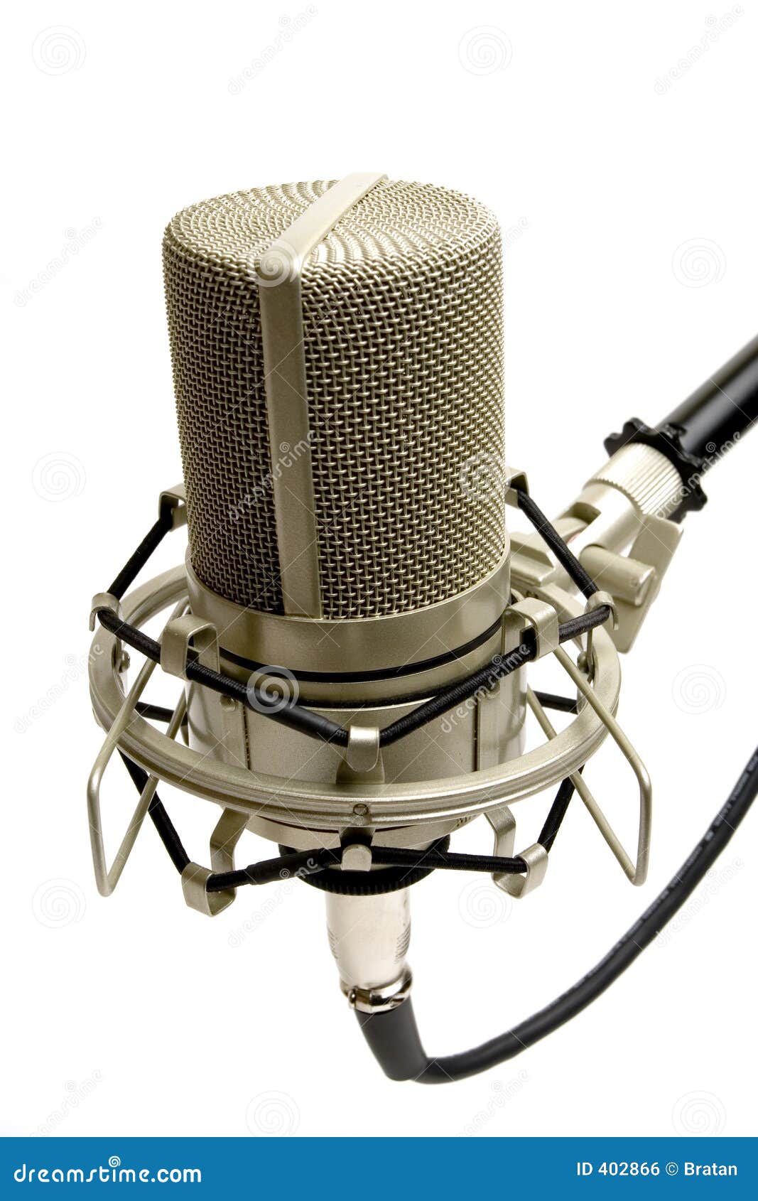 Microfono dello studio fotografia stock. Immagine di professionista ...