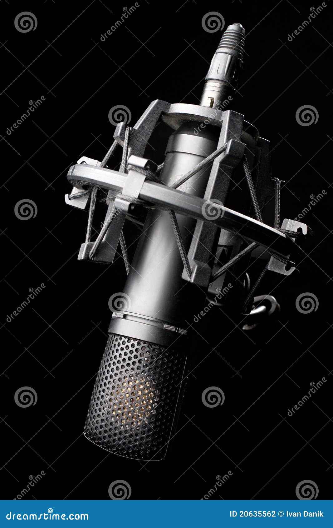 Microfono Professionale Dello Studio Fotografia Stock - Immagine di ...